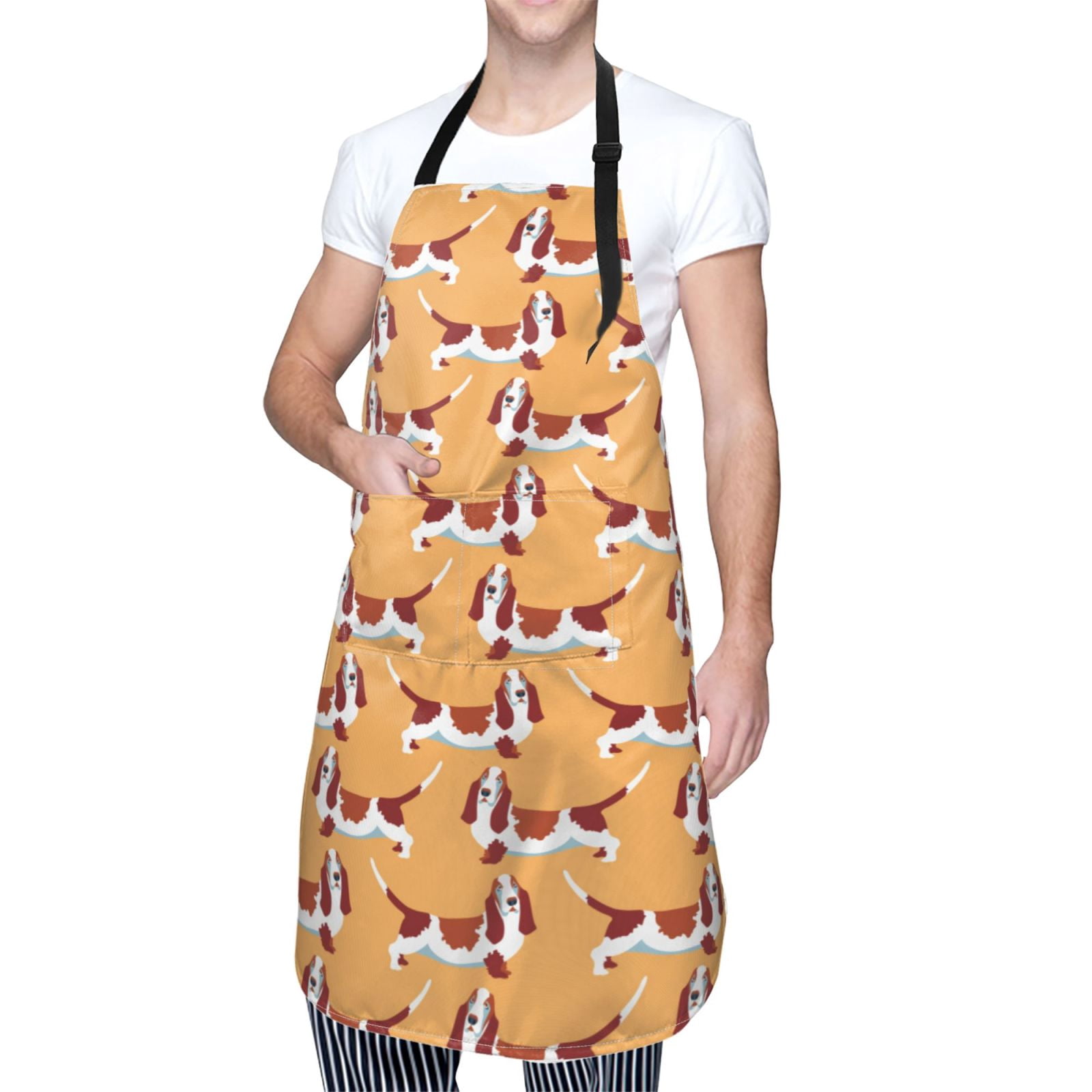 Cauagu Dachshund Dog Puppy Aprons with Pockets,Waterproof Apron for ...