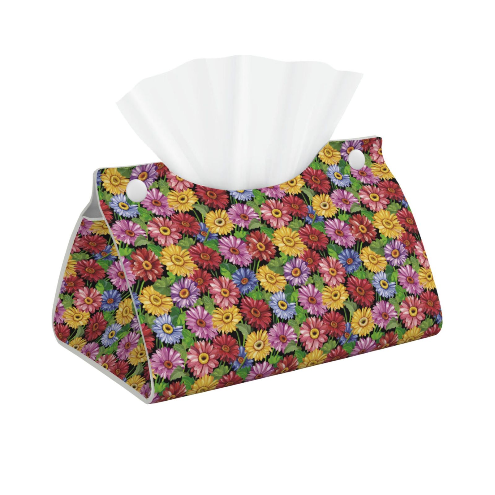 Cauagu Daisies Flowers for Large Tissue Box Cover Rectangular–Plus Size ...