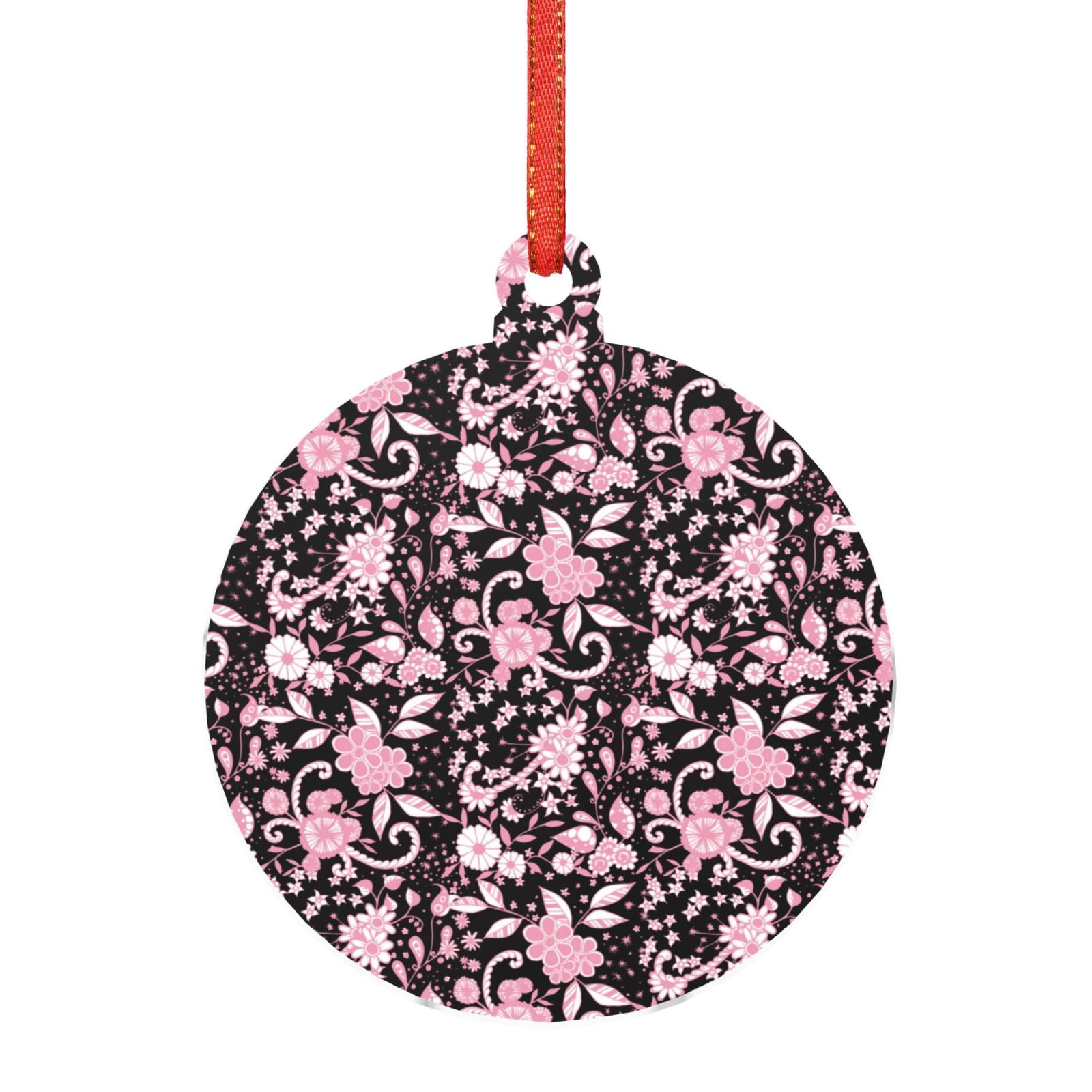 Cauagu Daisies Flowers Pattern Acrylic Christmas Pendant,1-Pack ...
