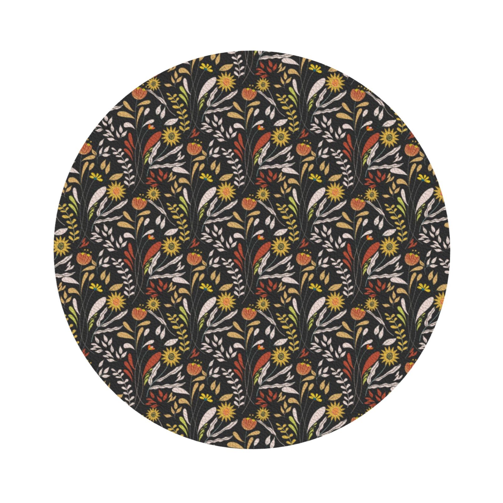 Cauagu Daisies Flowers for Round Coaster,Drink Coasters Set of 4 ...