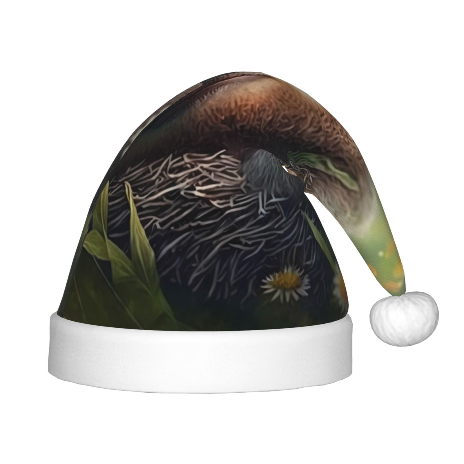 Cauagu Daisy Sleeping Sloth Pattern Christmas Hat for Kids,Xmas Holiday ...