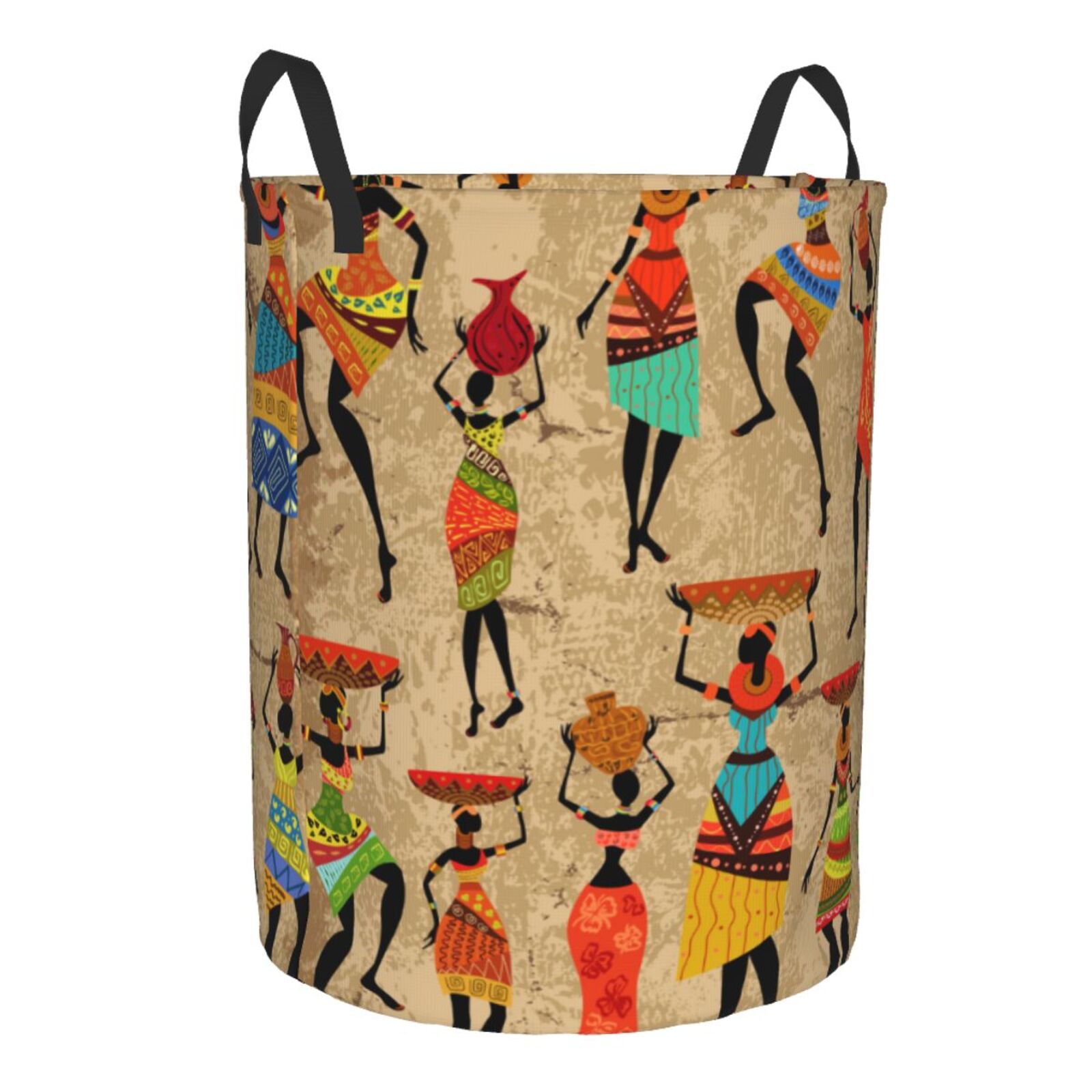 Cauagu Dancing African Women for Laundry Basket,Collapsible Organizer ...