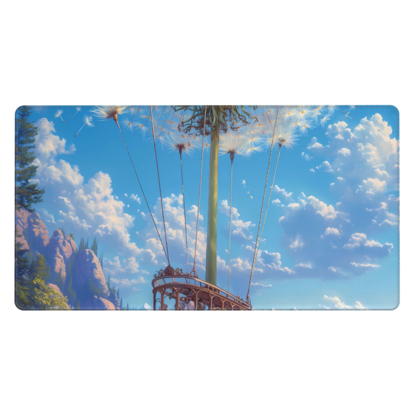 Cauagu Dandelion Hot Air Balloon for Large Mouse Pad,XXL Extended ...