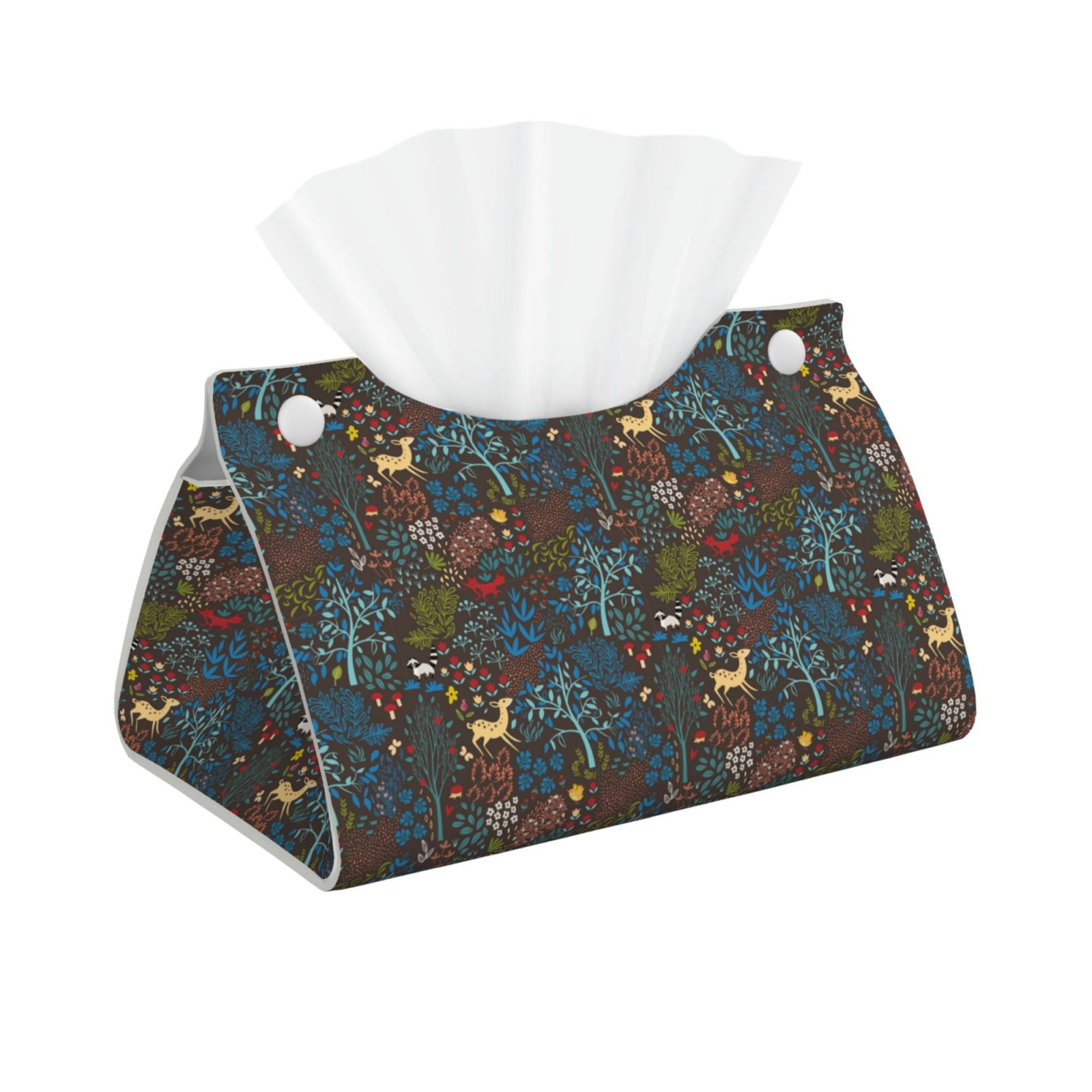 Cauagu Deers In The Forest 1 for Large Tissue Box Cover Rectangular ...