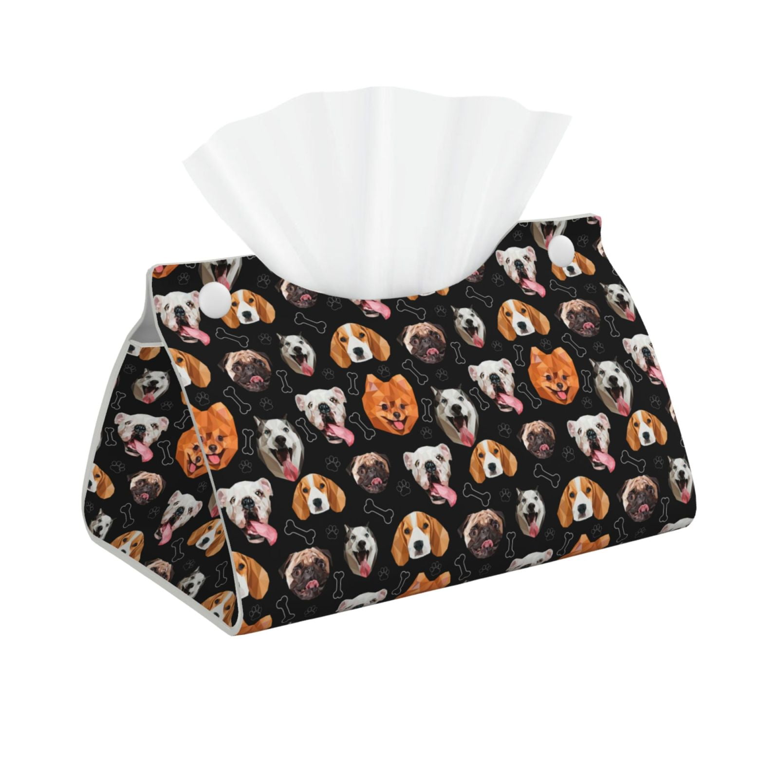 Cauagu Different Breeds Of Dogs for Large Tissue Box Cover Rectangular ...