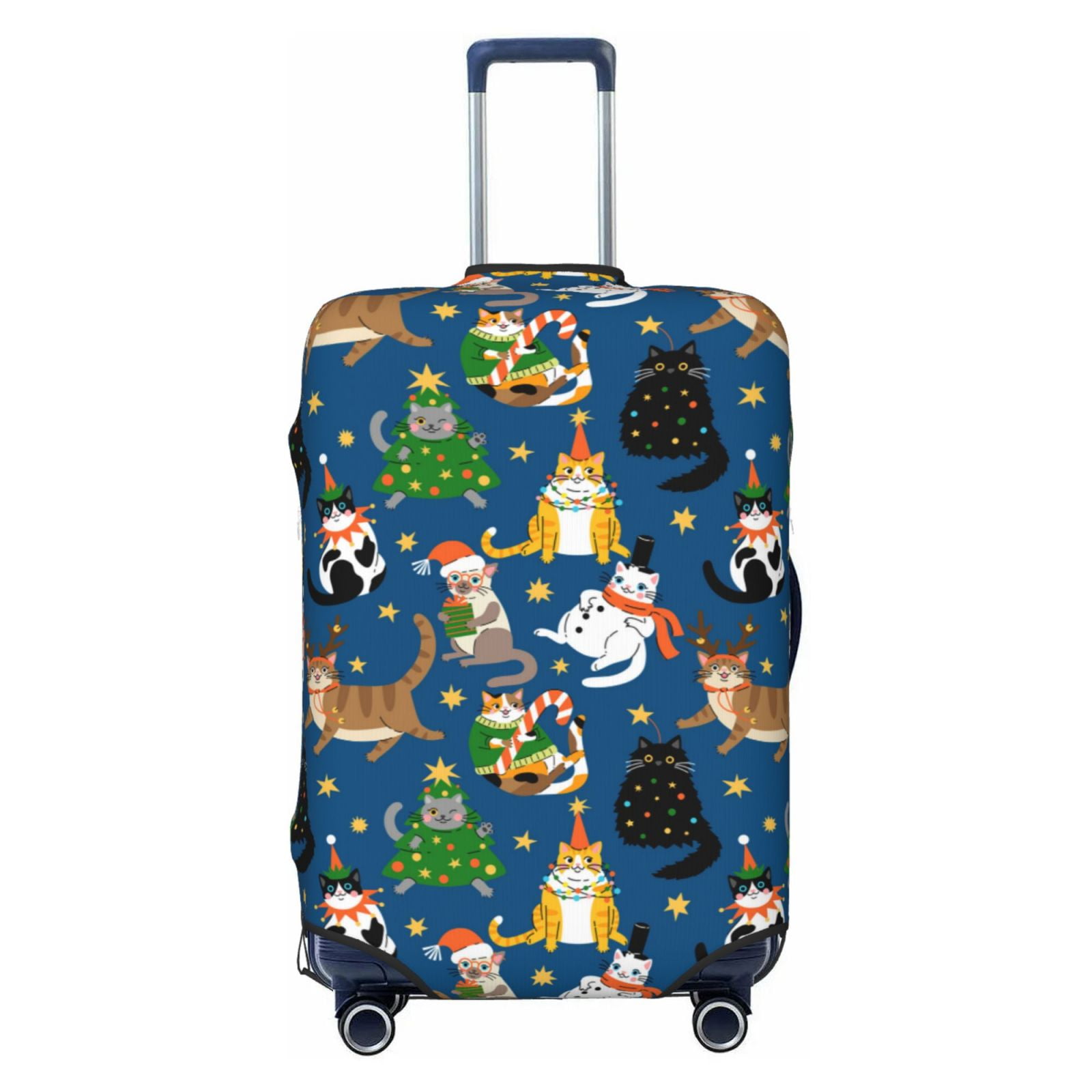 Cauagu Different Cats Christmas Print Travel Luggage Cover,Travel Dust ...