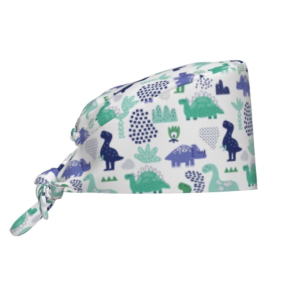 Cauagu Dinosaur Pattern 1 Pcs Working Caps,Adjustable Working Hats ...
