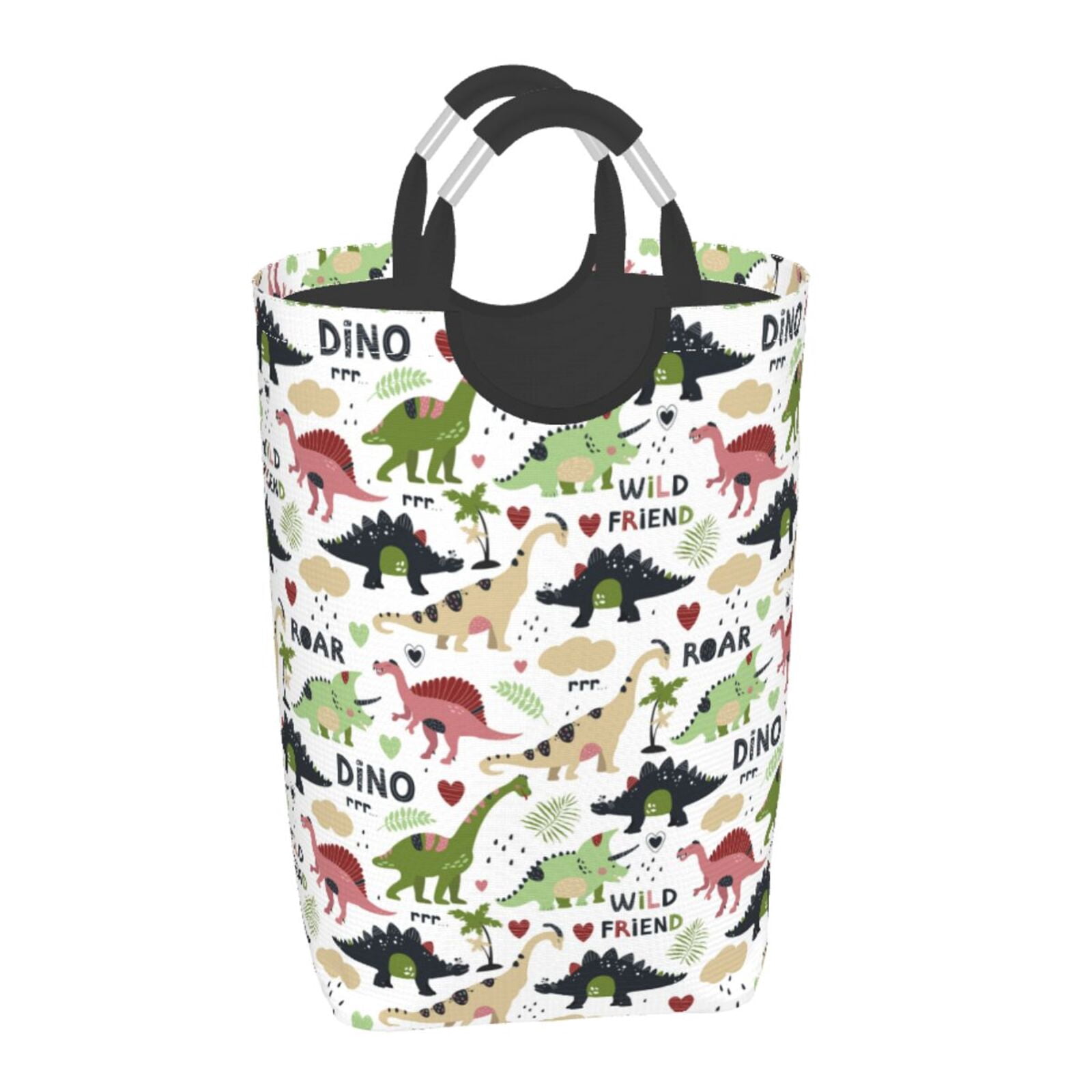 Cauagu Dinosaur Print Hamper Basket Bin,Extra Large Dirty Clothes ...
