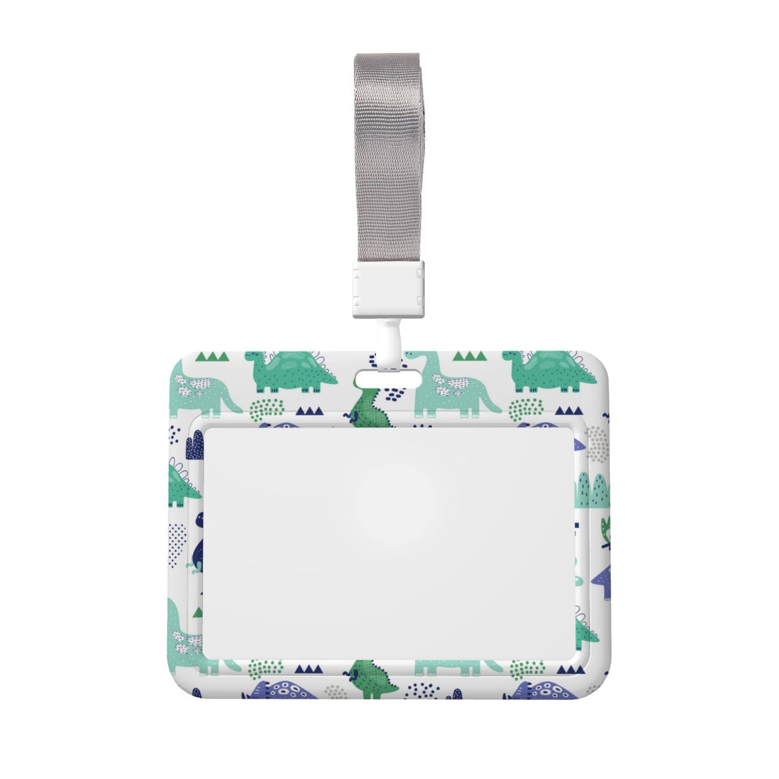 Cauagu Dinosaur for ID Badge Holder,Badge Holder with Windows Key Card ...