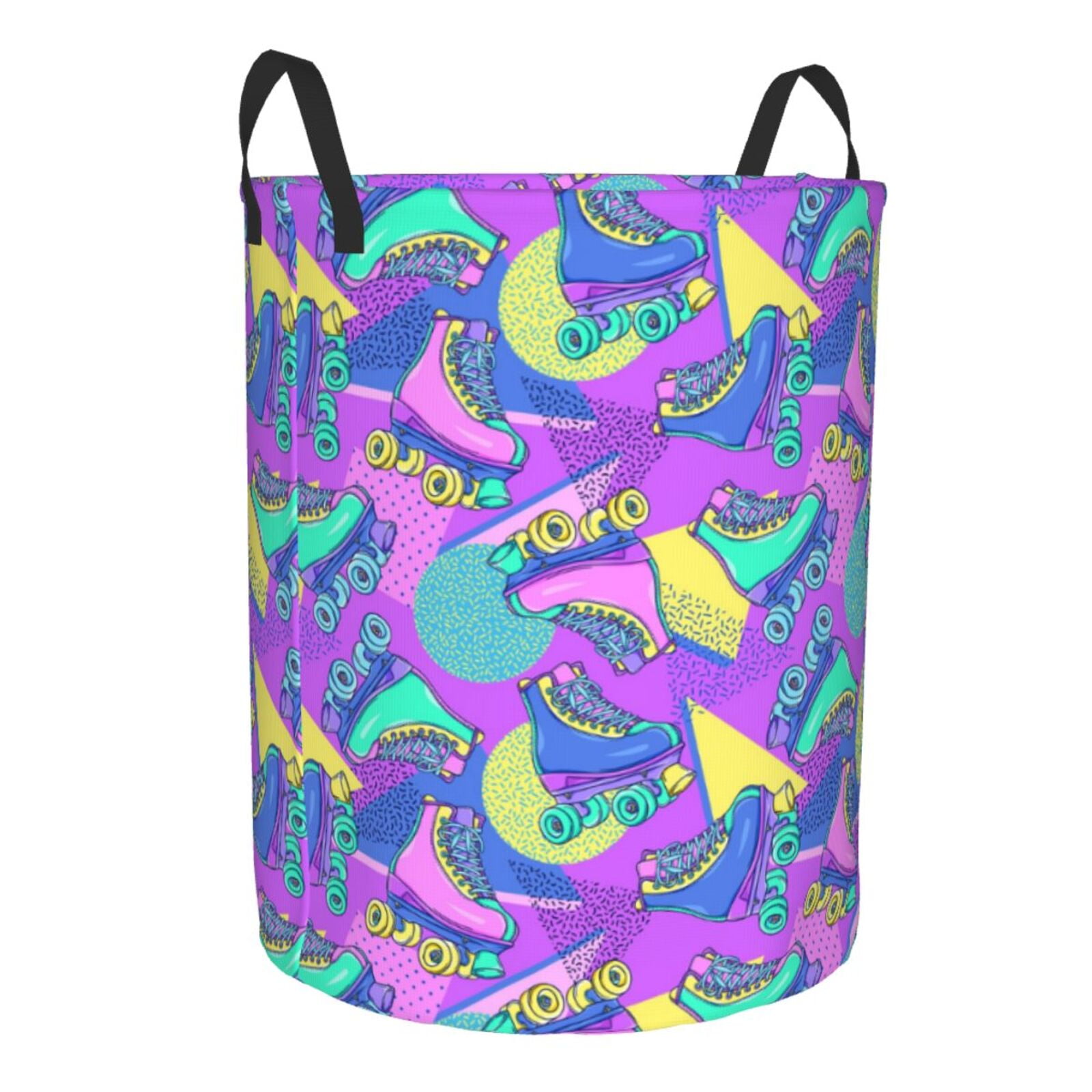 Cauagu Disco Roller Skates for Laundry Basket,Collapsible Organizer ...