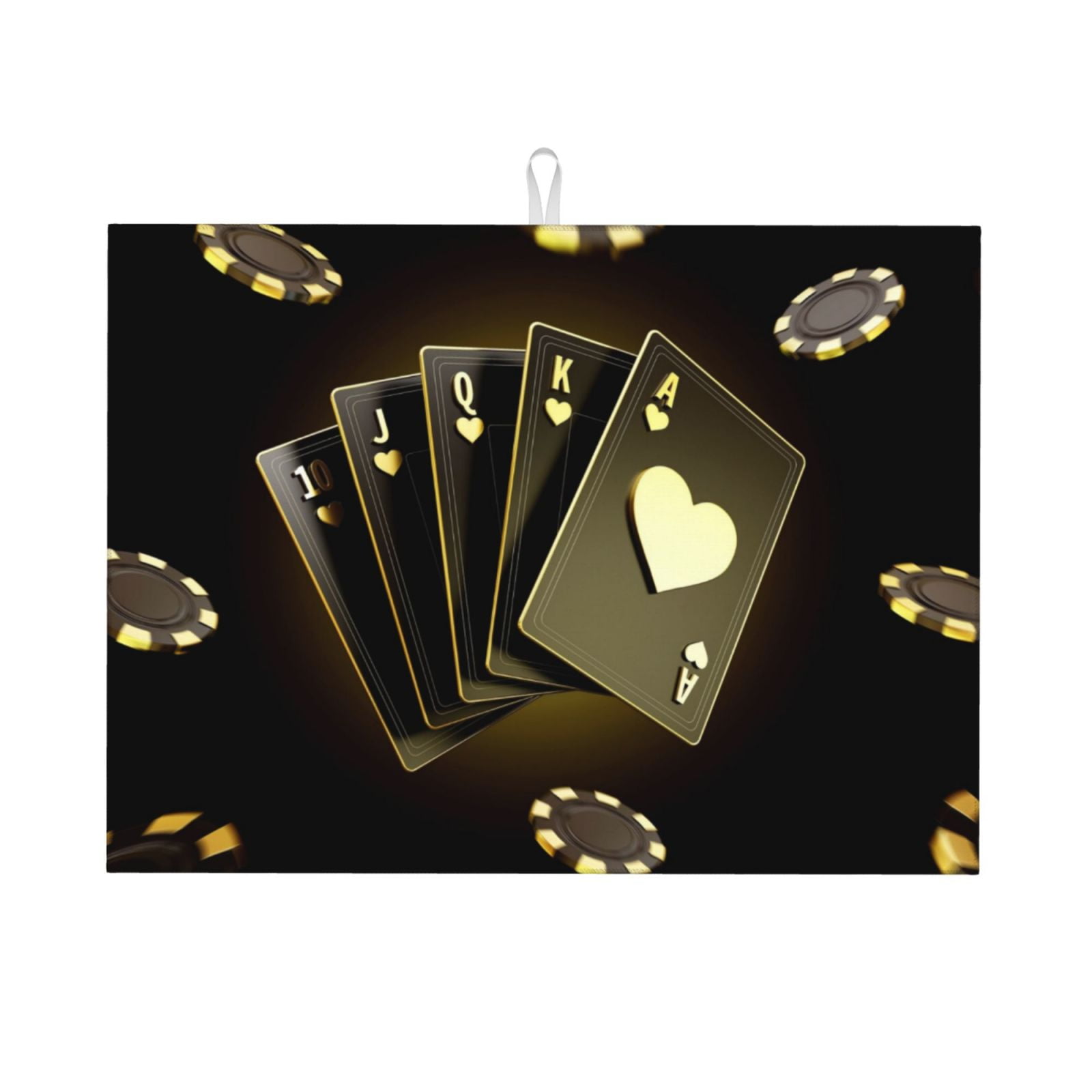 Cauagu Dish Drying Mat,24*18 inch Absorbent Dish Drainer Kitchen ...