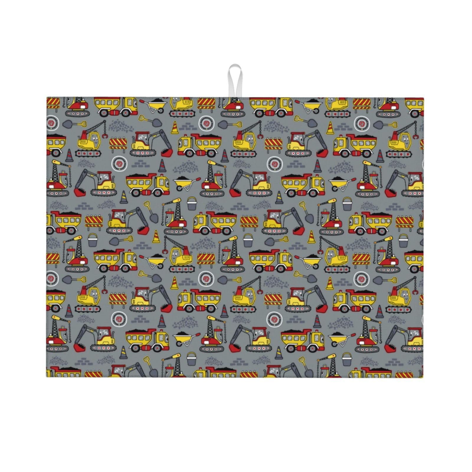 Cauagu Dish Drying Mat,24*18 inch Absorbent Dish Drainer Kitchen ...