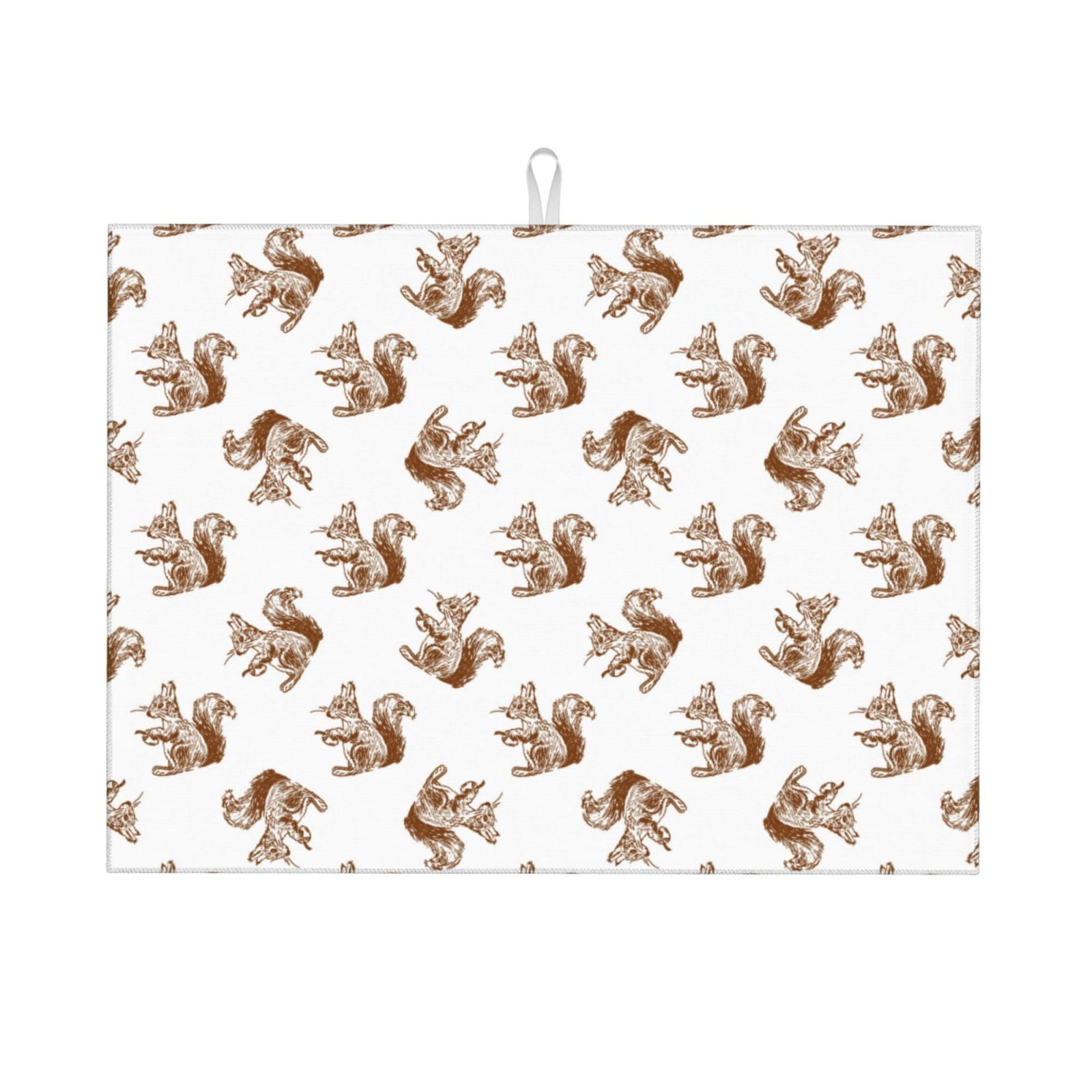 Cauagu Dish Drying Mat,24*18 inch Absorbent Dish Drainer Kitchen ...