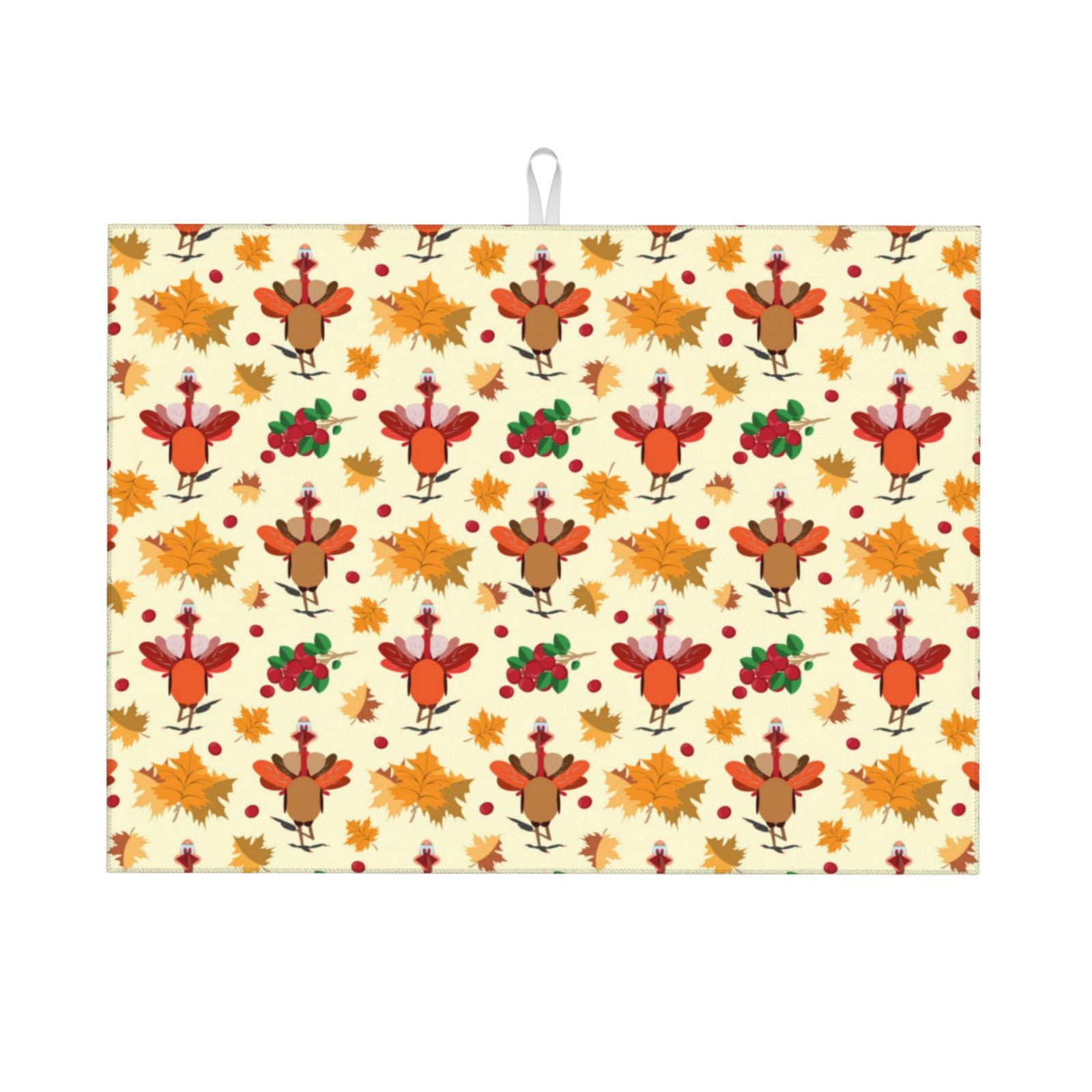 Cauagu Dish Drying Mat,24*18 inch Absorbent Dish Drainer Kitchen ...