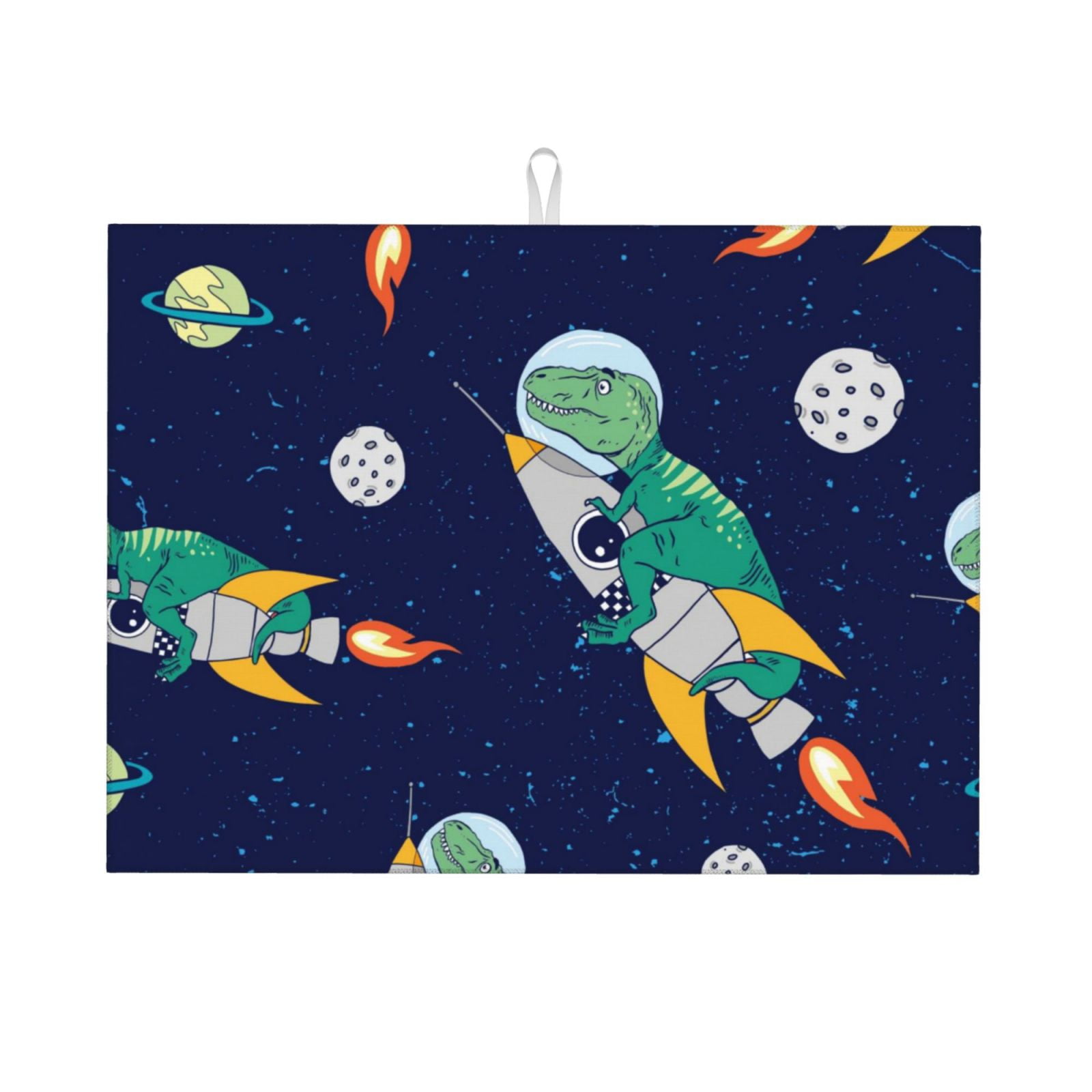 Cauagu Dish Drying Mat,24*18 inch Absorbent Dish Drainer Kitchen ...