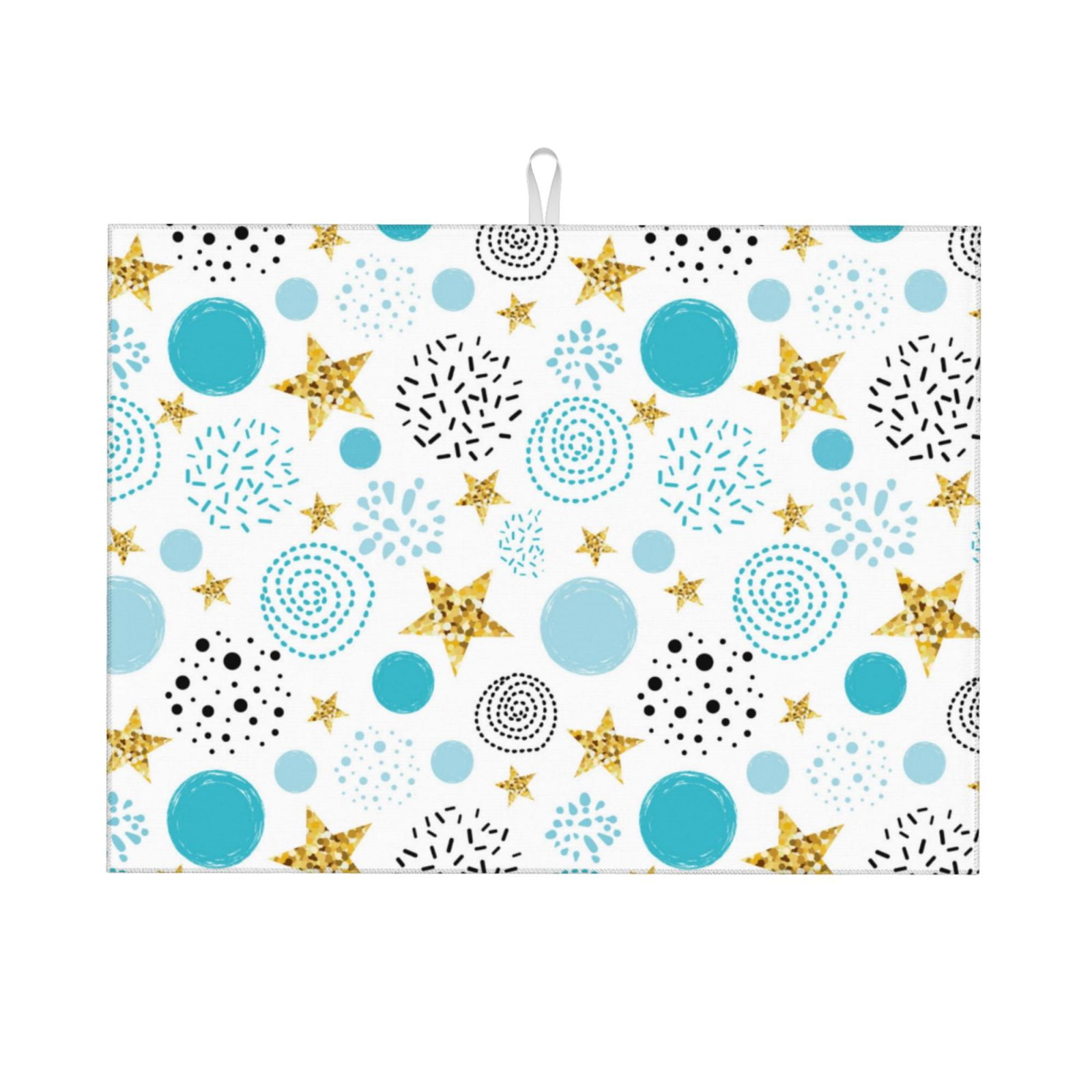 Cauagu Dish Drying Mat,24*18 inch Absorbent Dish Drainer Kitchen ...