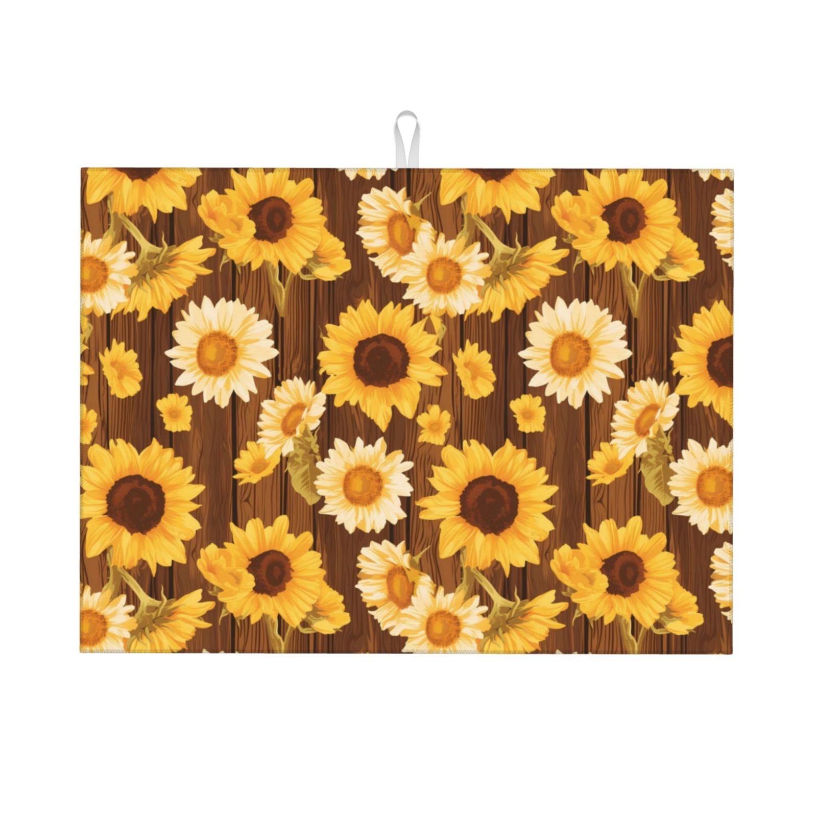 Cauagu Dish Drying Mat,24*18 inch Absorbent Dish Drainer Kitchen ...