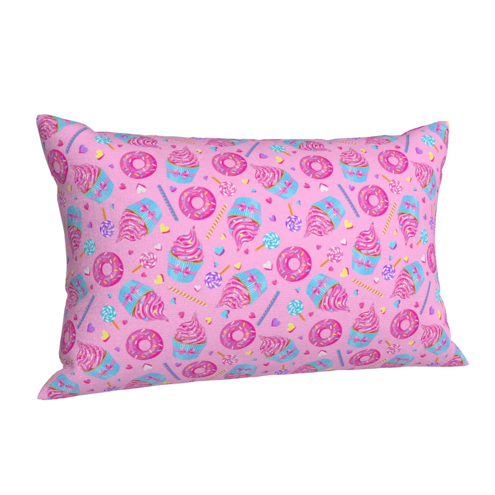 Cauagu Donuts Print Pillow Covers with Envelope Closure,1PC Pillow ...