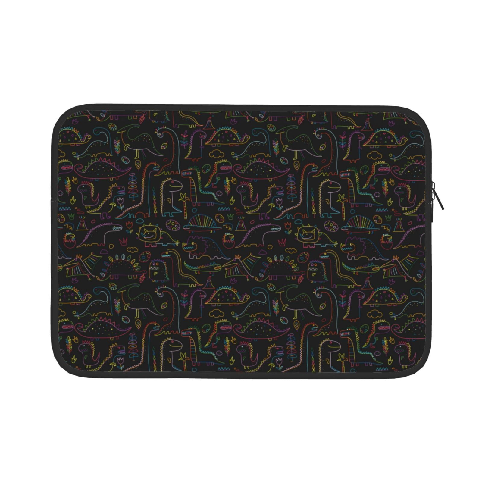 Cauagu Doodle Dinosaur Print Laptop Sleeve Case, Laptop Cover Portable ...
