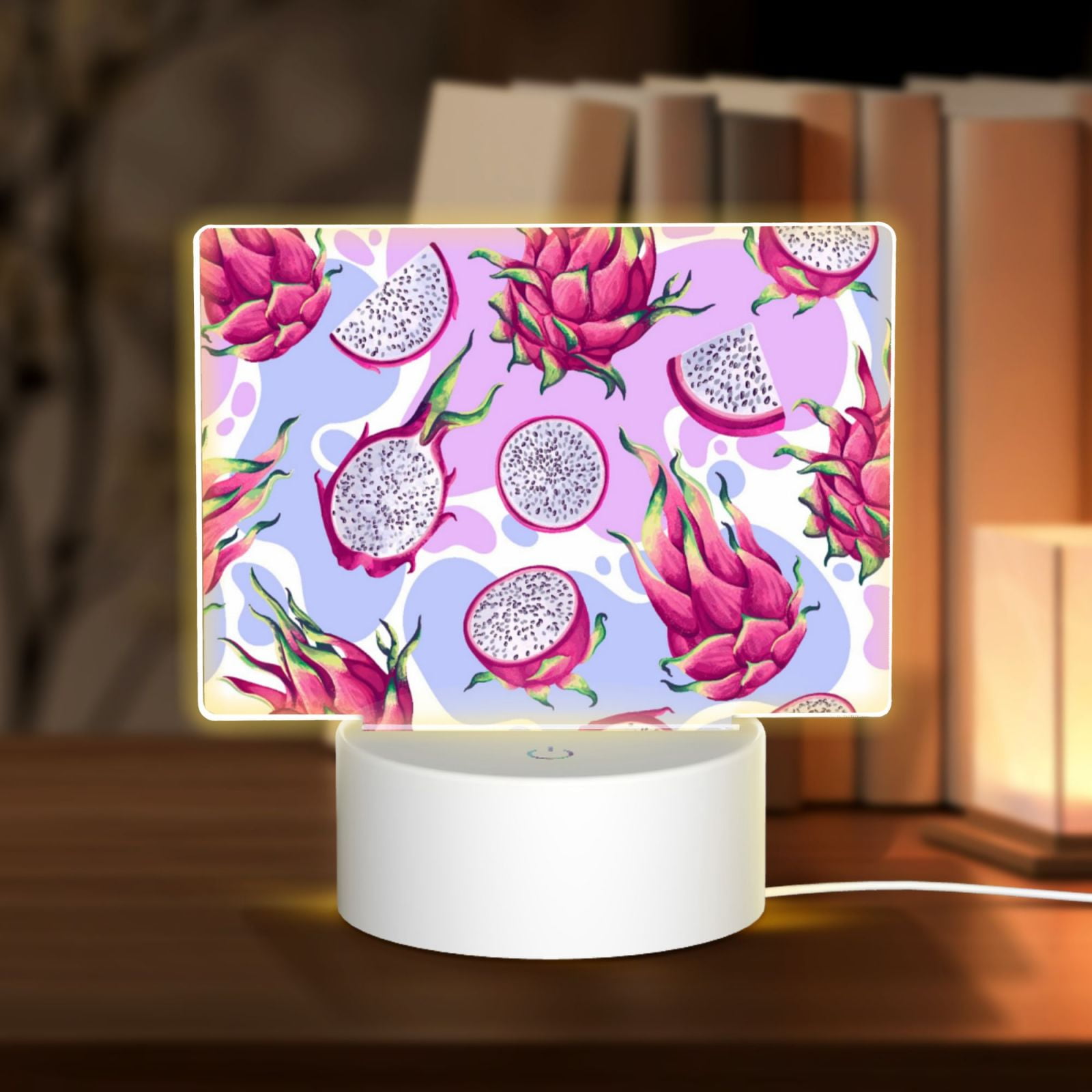 Cauagu Dragon Fruit for Rectangle Acrylic Night Light - Acrylic Modern ...