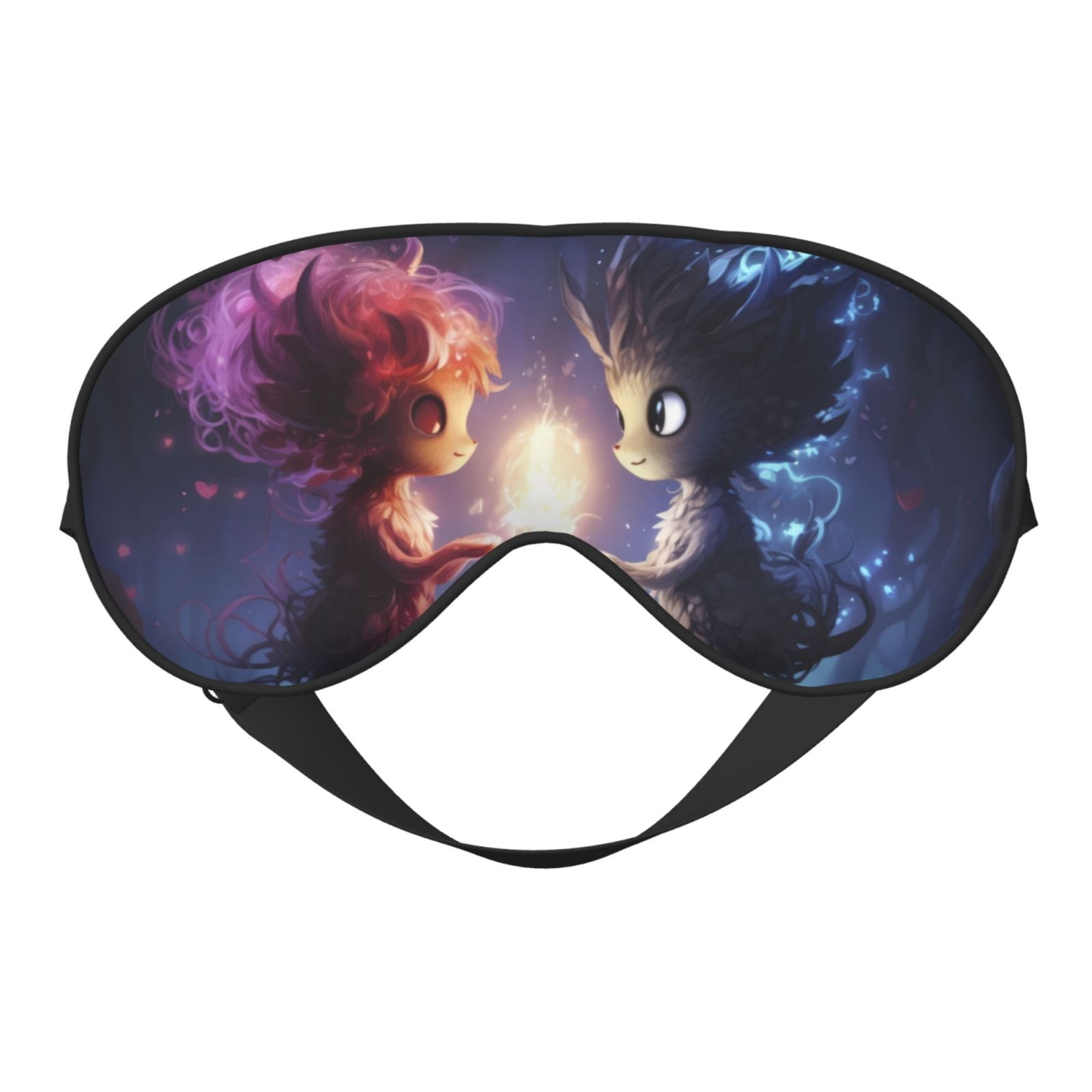 Cauagu Dreamy Forest Elf Print Sleep Eye Mask, Blindfold Eye Sleep ...