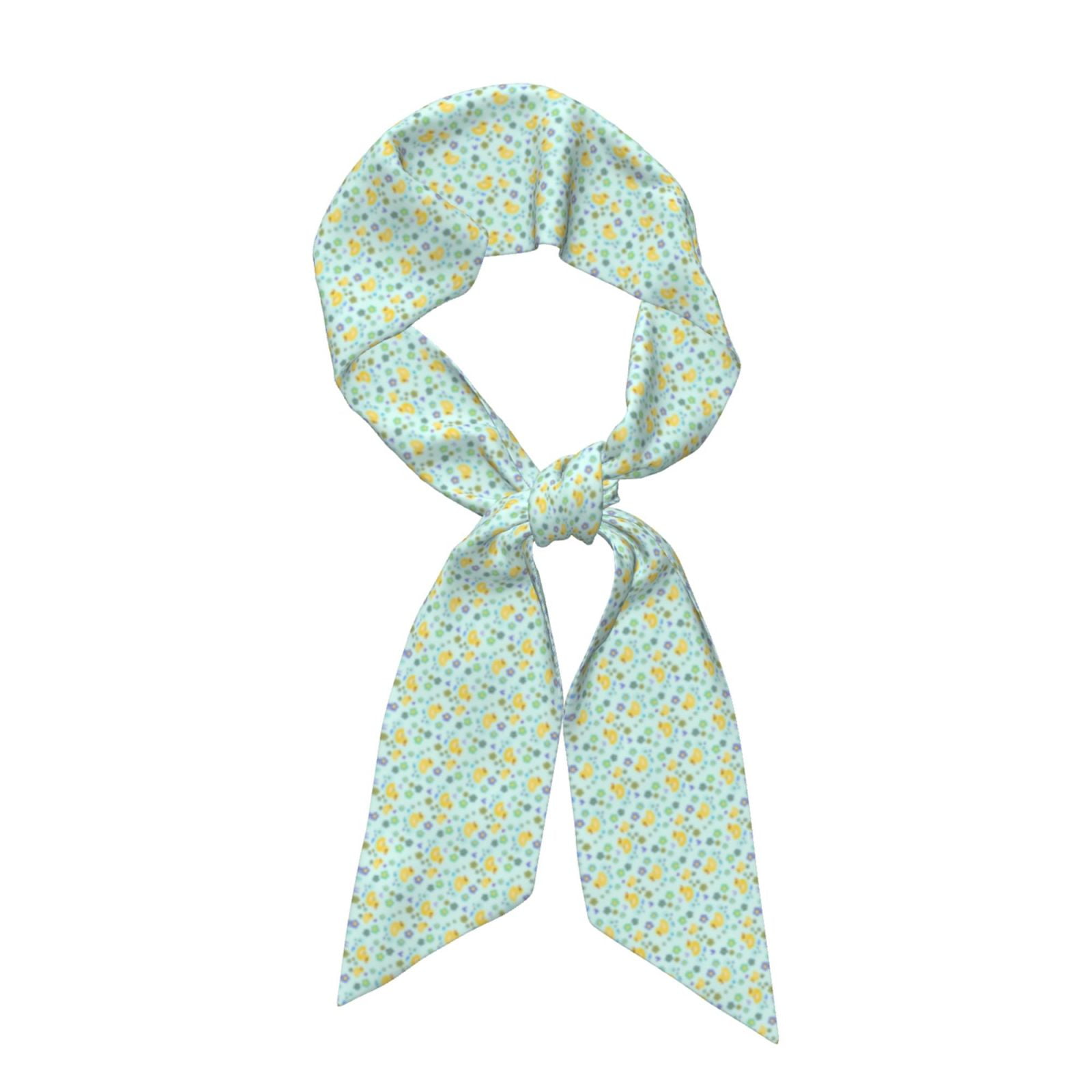 Cauagu Duck Cartoon Pattern Scarf for Women,Neck Scarf Women's Wrap ...