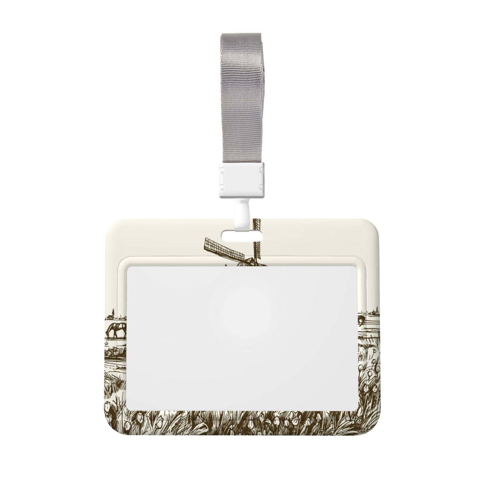 Cauagu Dutch Windmill for ID Badge Holder,Badge Holder with Windows Key ...