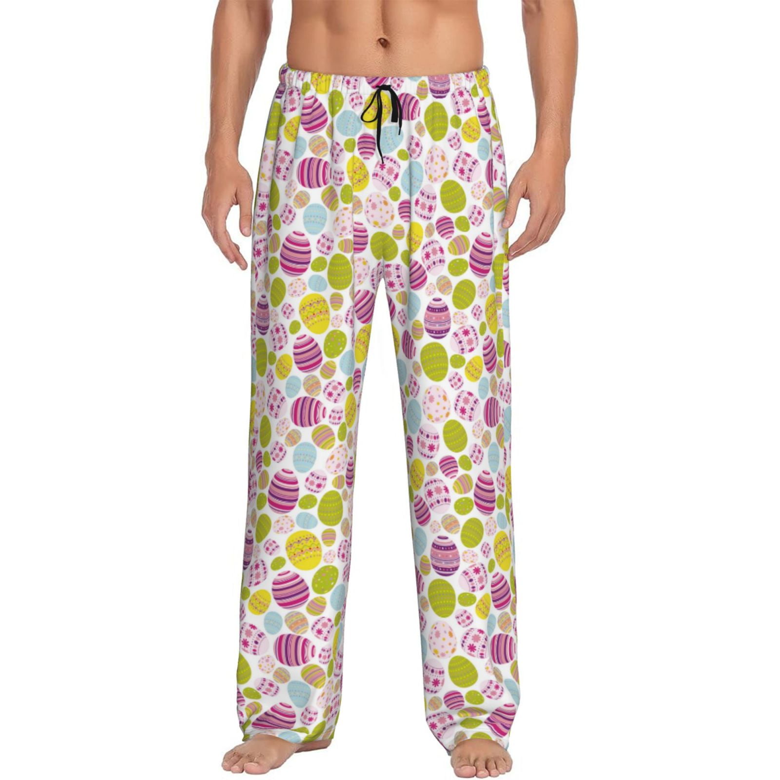 Cauagu Easter Egg Mens Pajama Pants Sleep & Lounge Pants,PJ Bottoms ...