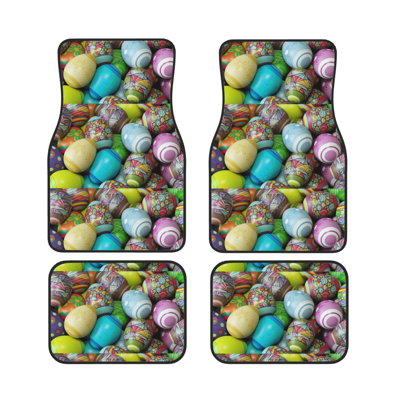 Cauagu Easter Egg1 Pattern Car Floor Mat Set of 4,Car Carpet Mats Car ...