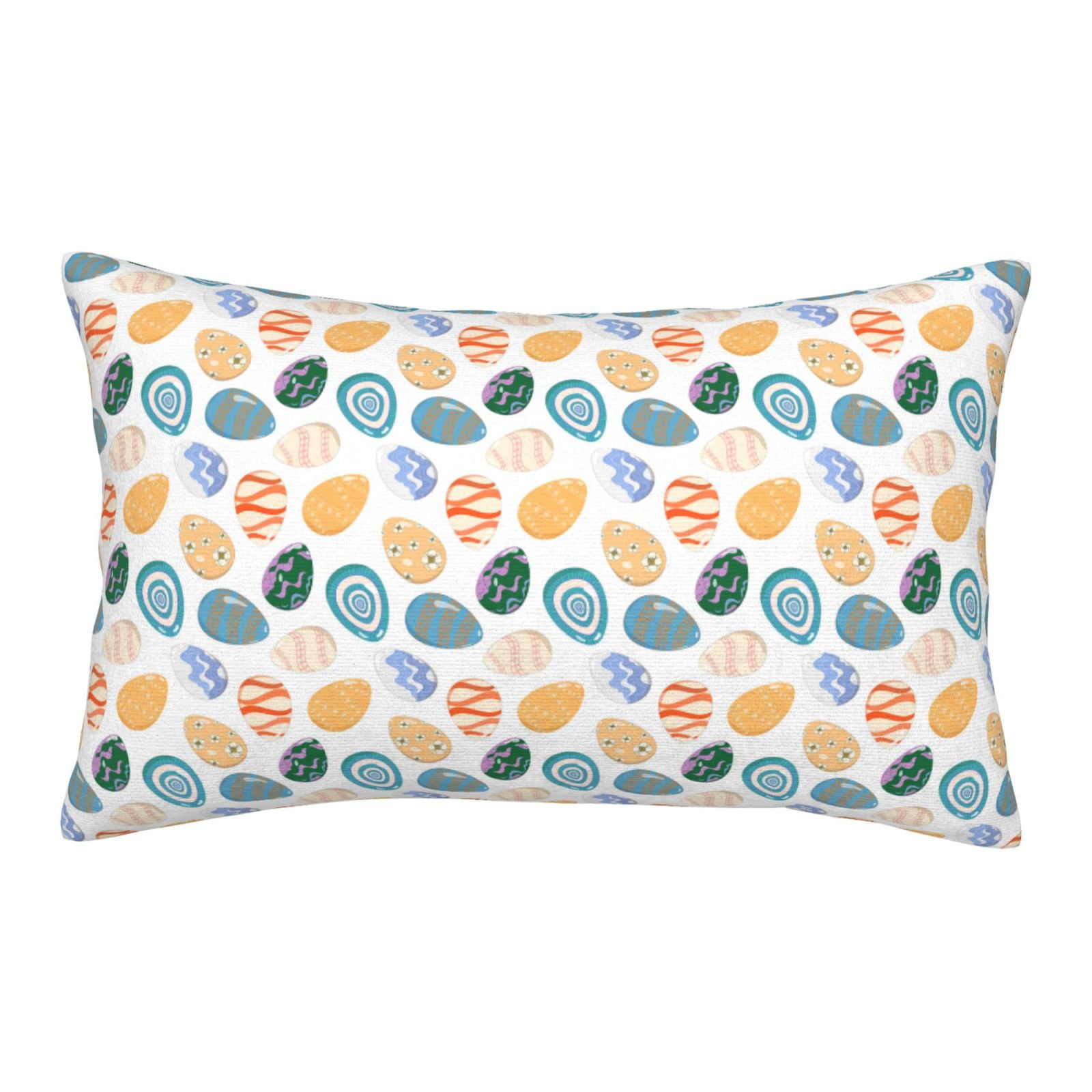 Cauagu Easter eggs Print Pillow Covers with Envelope Closure,1PC Pillow ...