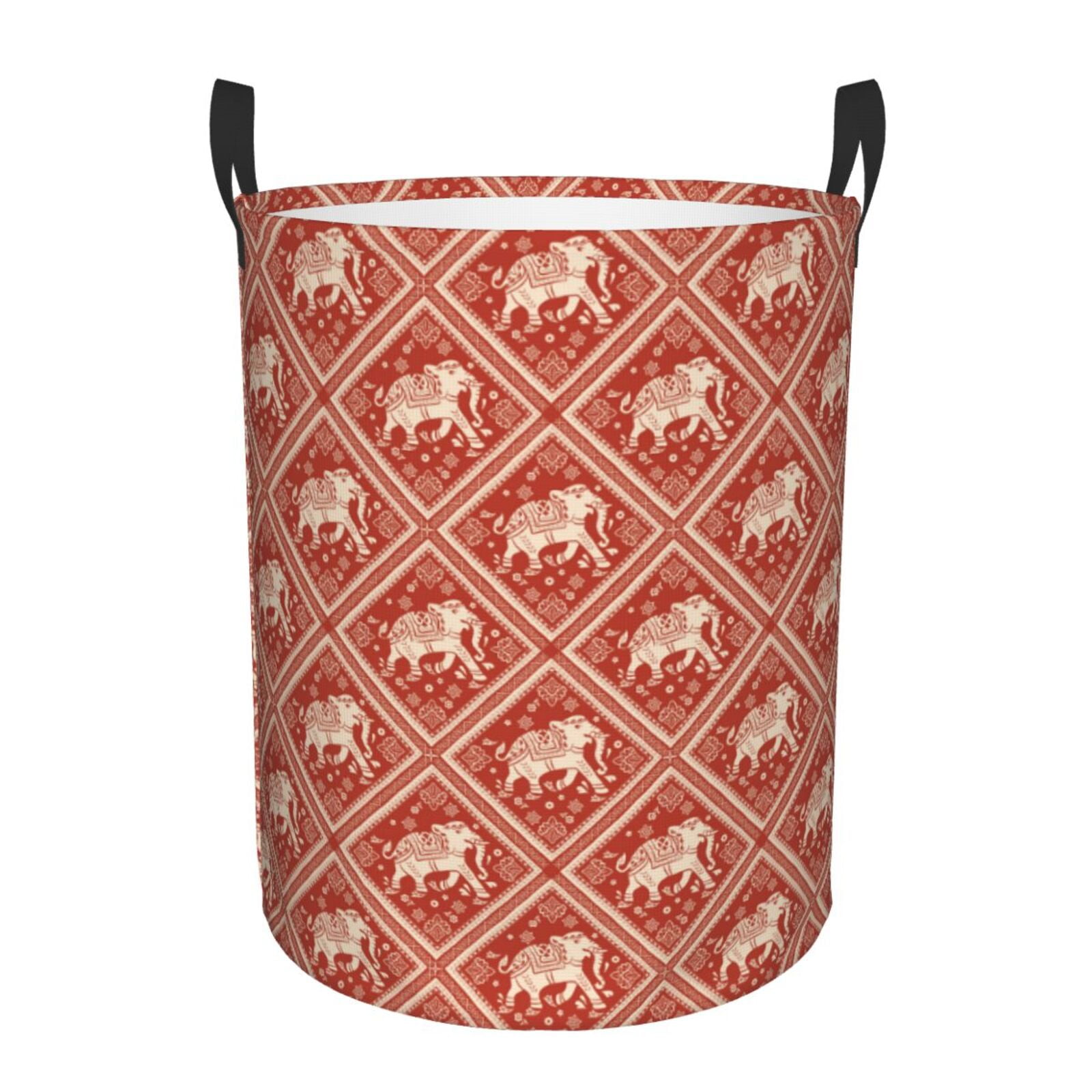 Cauagu Elephant animal for Laundry Basket,Collapsible Organizer Basket ...
