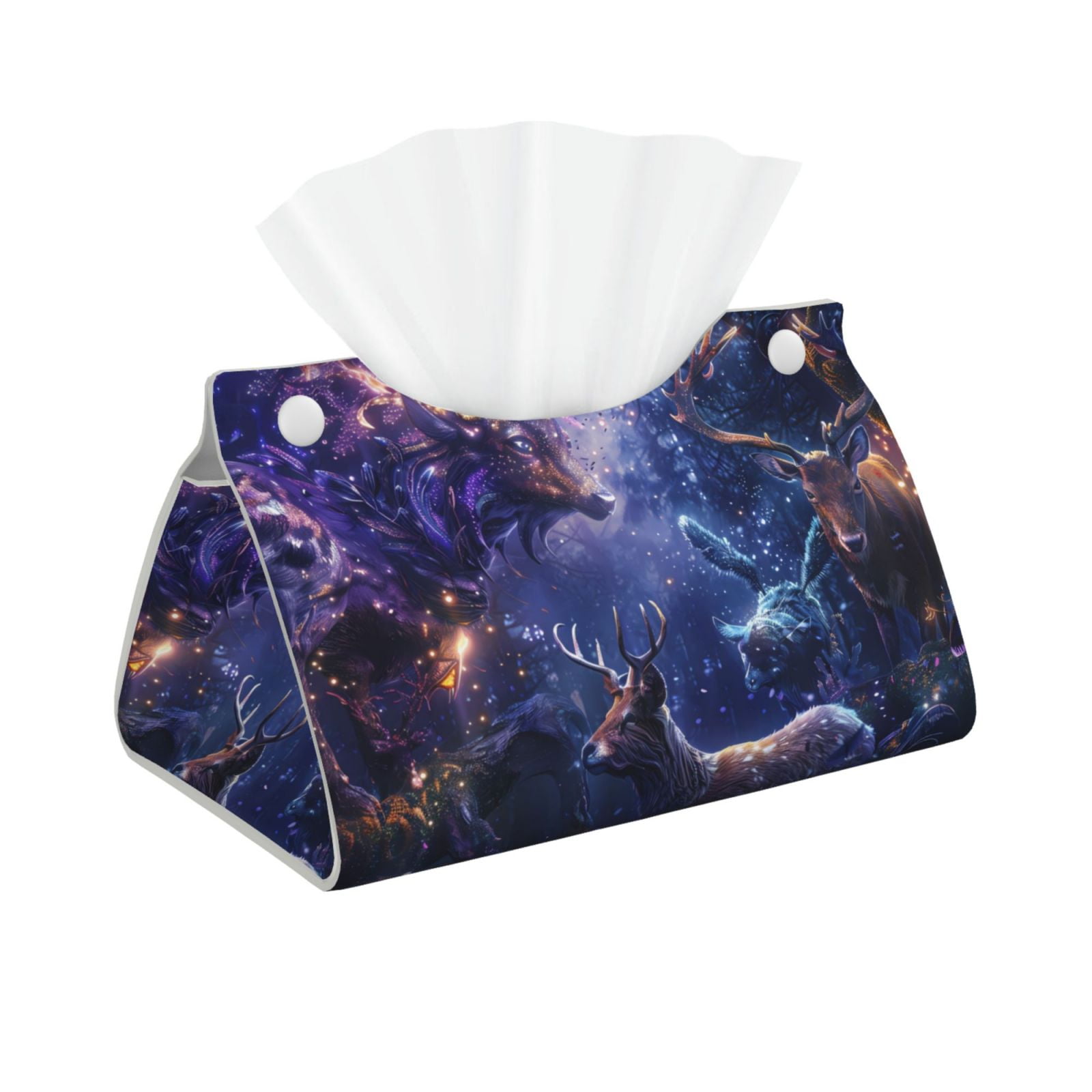 Cauagu Enchanted Forest Stag Gathering for Large Tissue Box Cover ...