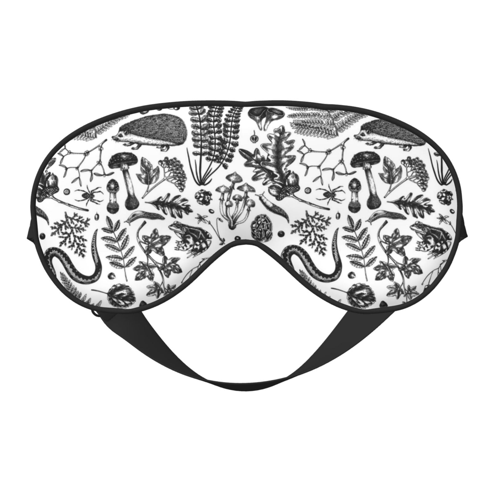 Cauagu Fall Forest Print Sleep Eye Mask, Blindfold Eye Sleep Shade ...