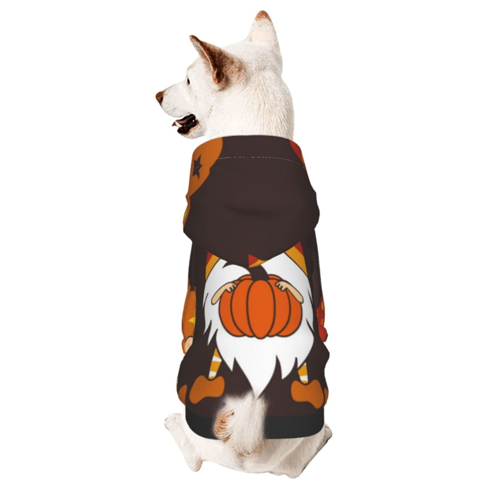 Cauagu Fall Gnomes Pattern Winter Pet Hoodie Sweatshirts- Dog Hoodie ...