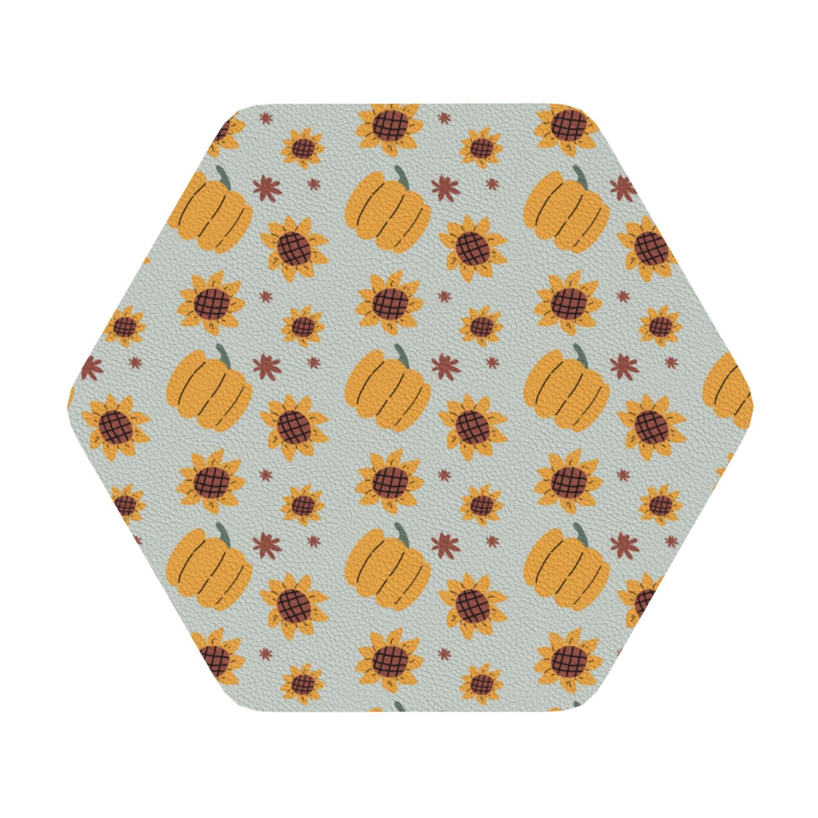 Cauagu Fall Thanksgiving Day for Round Coaster,Drink Coasters Set of 4 ...