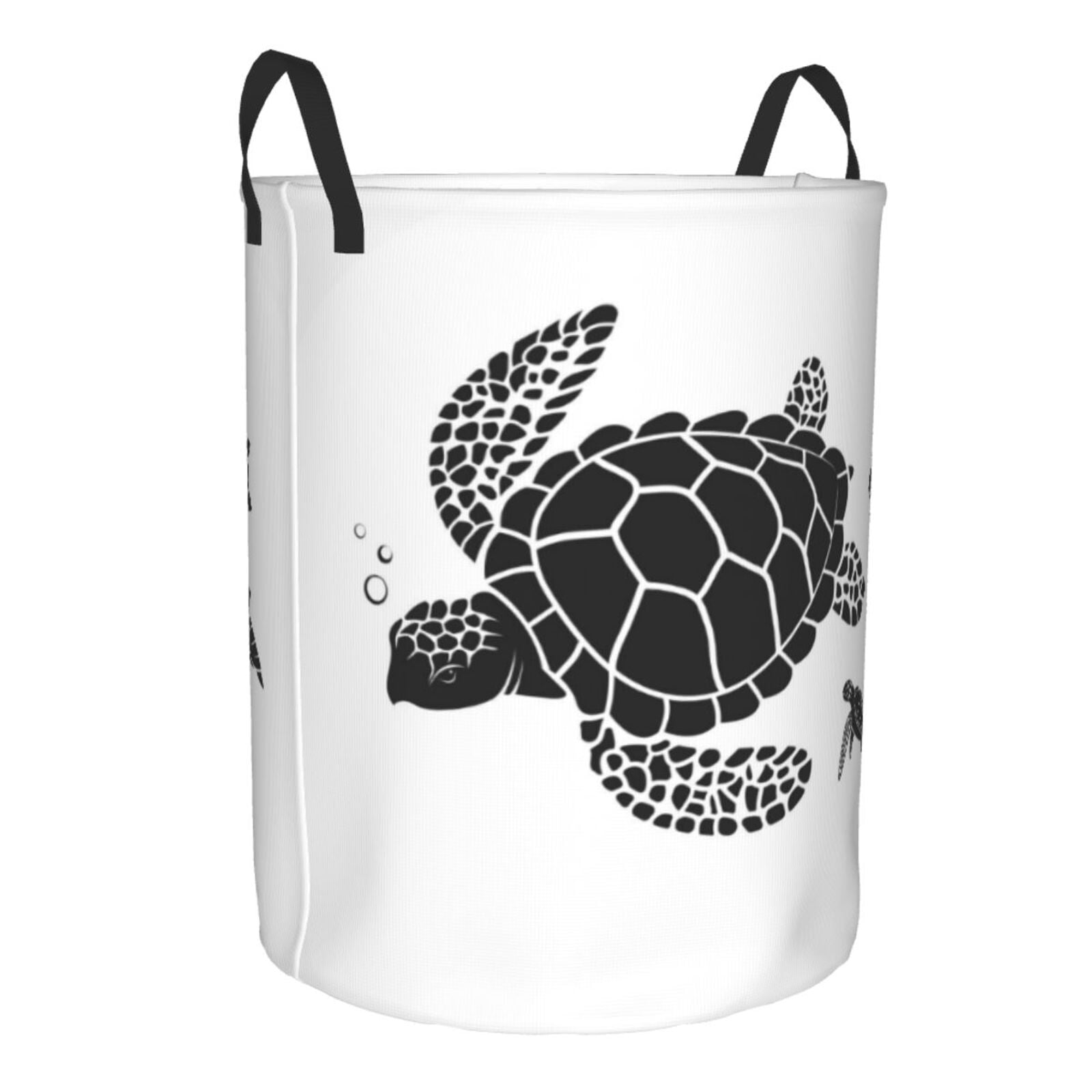 Cauagu Family Of Sea Turtles for Laundry Basket,Collapsible Organizer ...