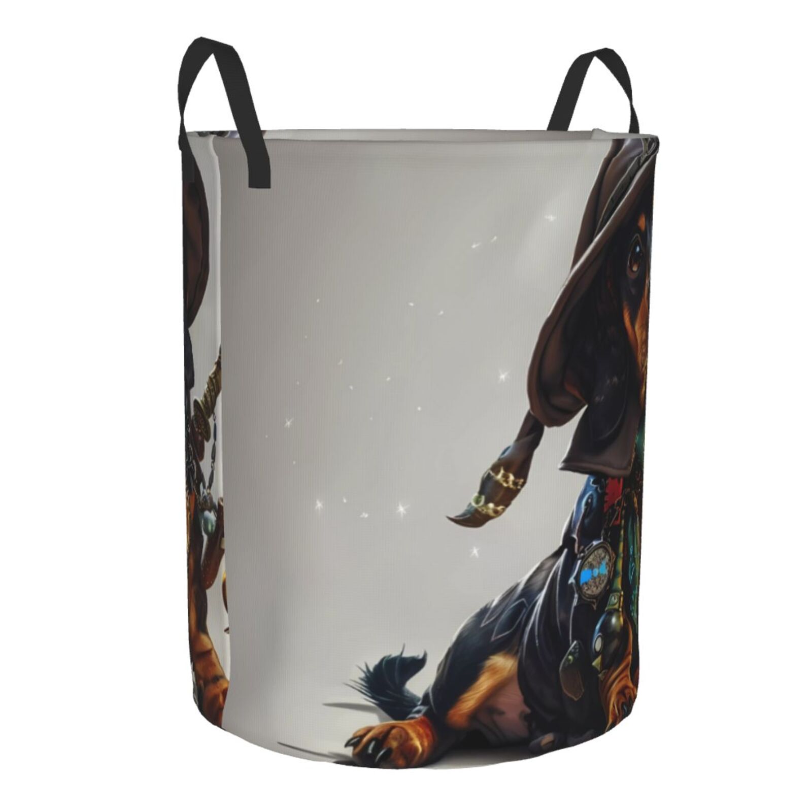 Cauagu Fantasy Wizard Dog Art for Laundry Basket,Collapsible Organizer ...