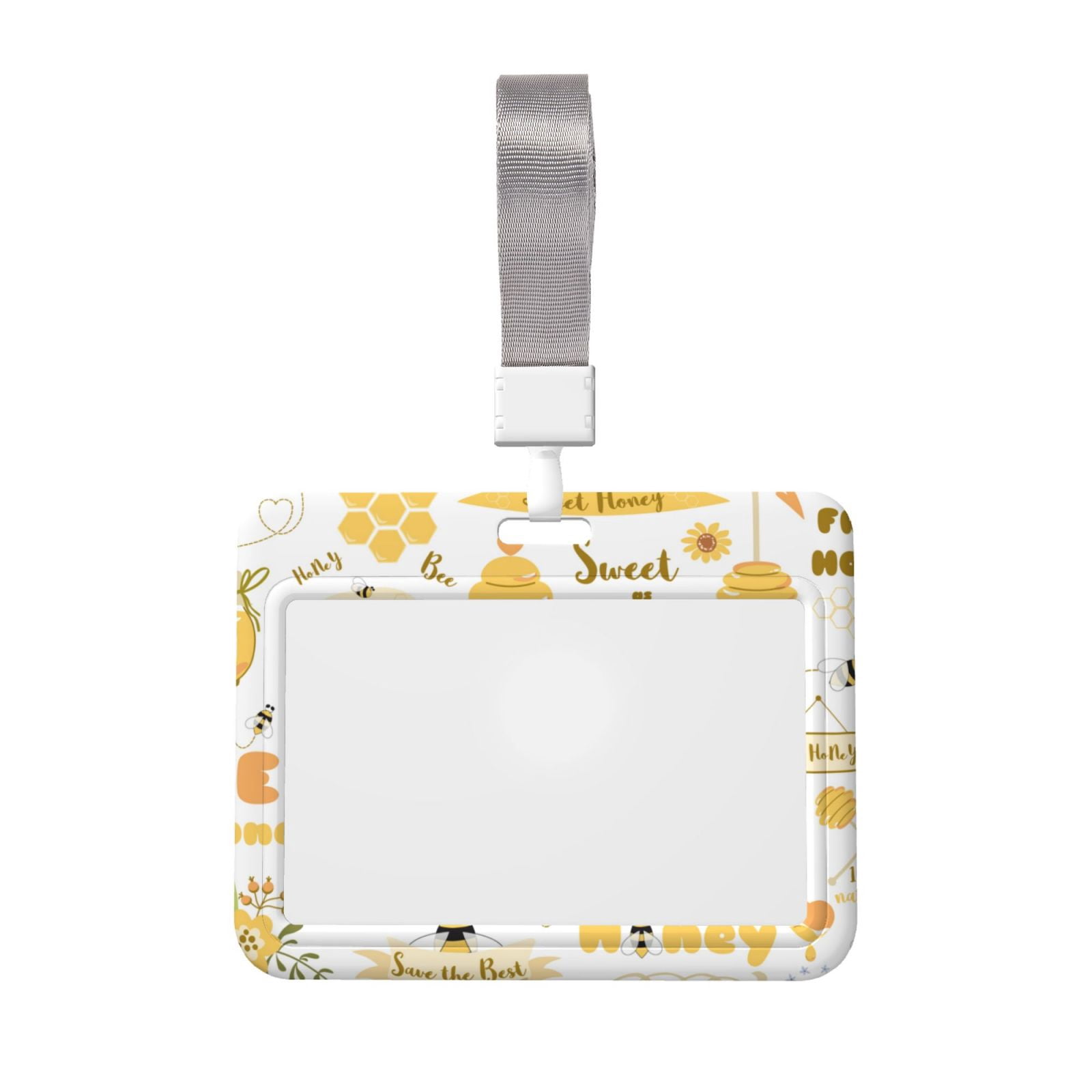 Cauagu Farm Bee Cute Honey for ID Badge Holder,Badge Holder with ...