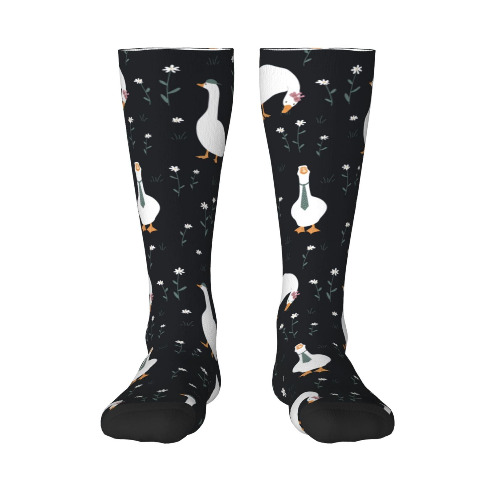 Cauagu Fashionable Goose Print Women's Men's Ankle Socks 1-pack Casual ...
