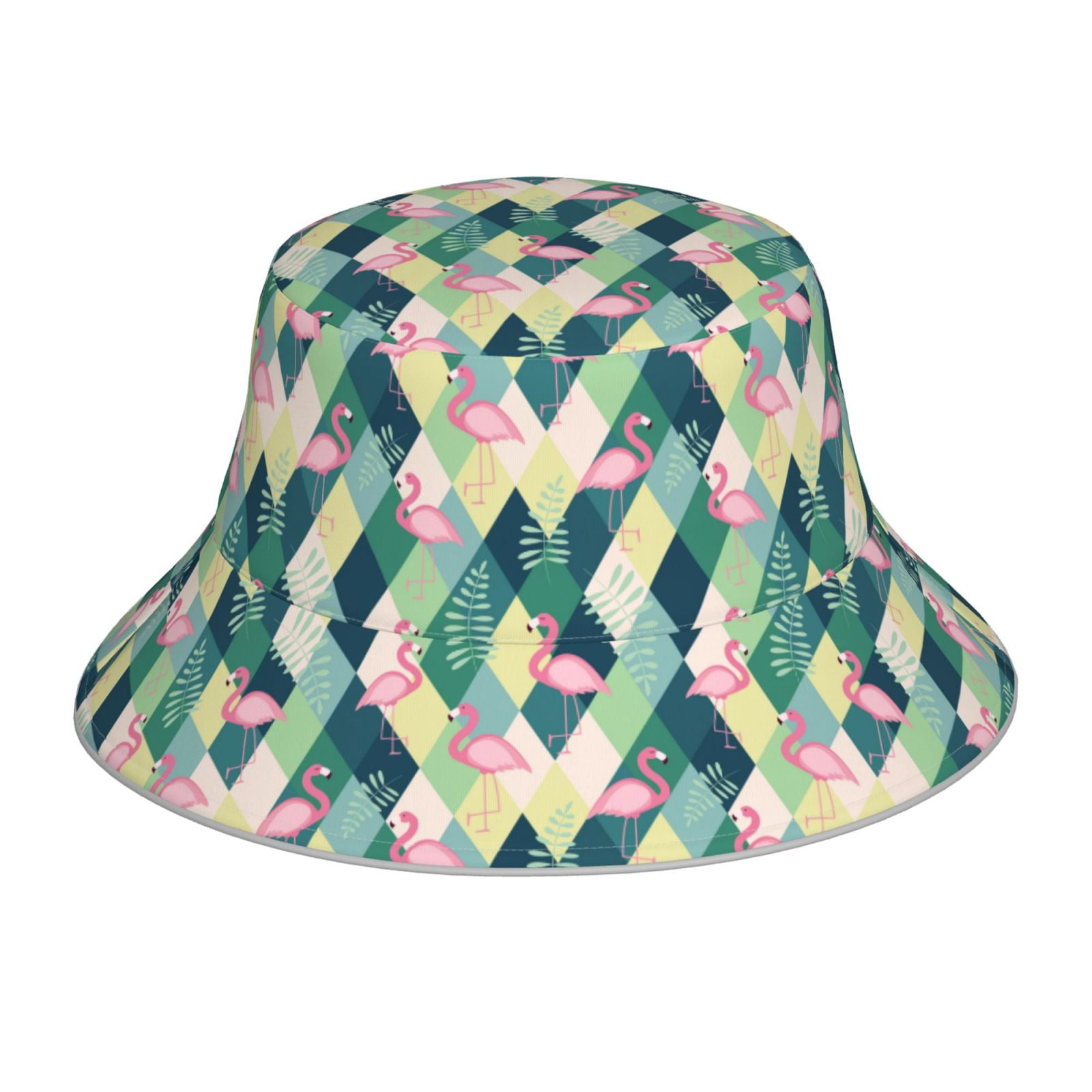 Cauagu Flamingo for Unisex Bucket Hat,Outdoor Summer Beach Fishing Sun ...