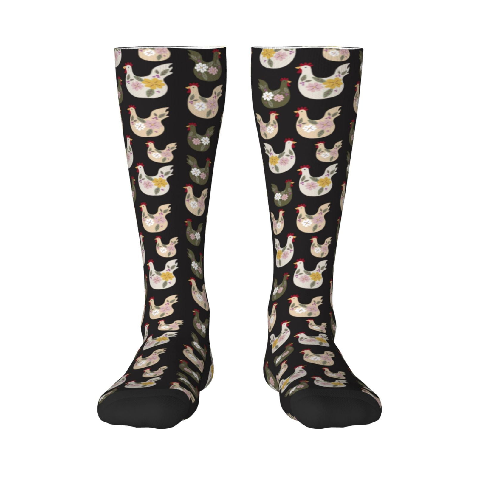 Cauagu Flowe Rooster Print Women's Men's Ankle Socks 1-pack Casual ...