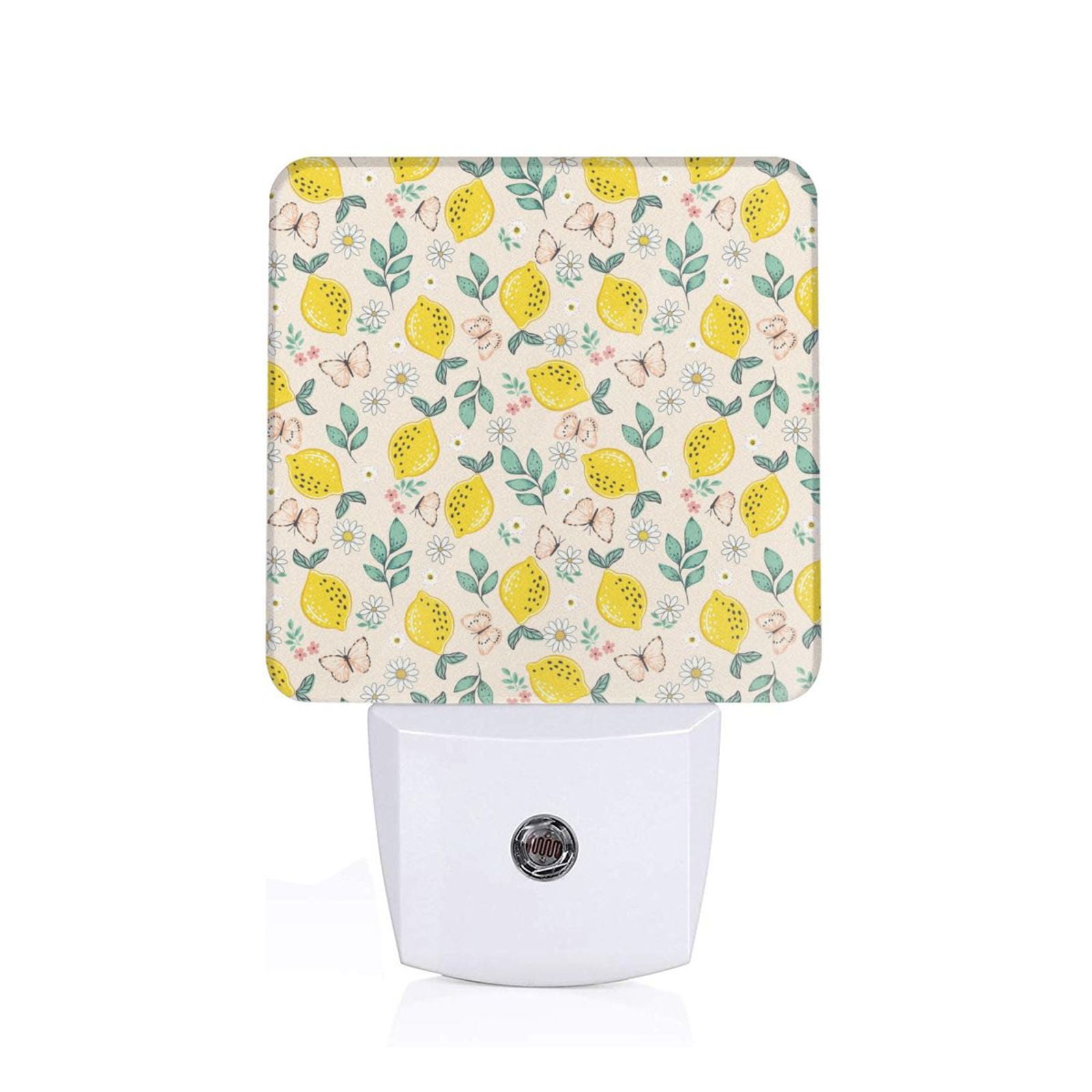 Cauagu Flowers and Butterflies Print LED Nightlight,0.5W Night Lights ...