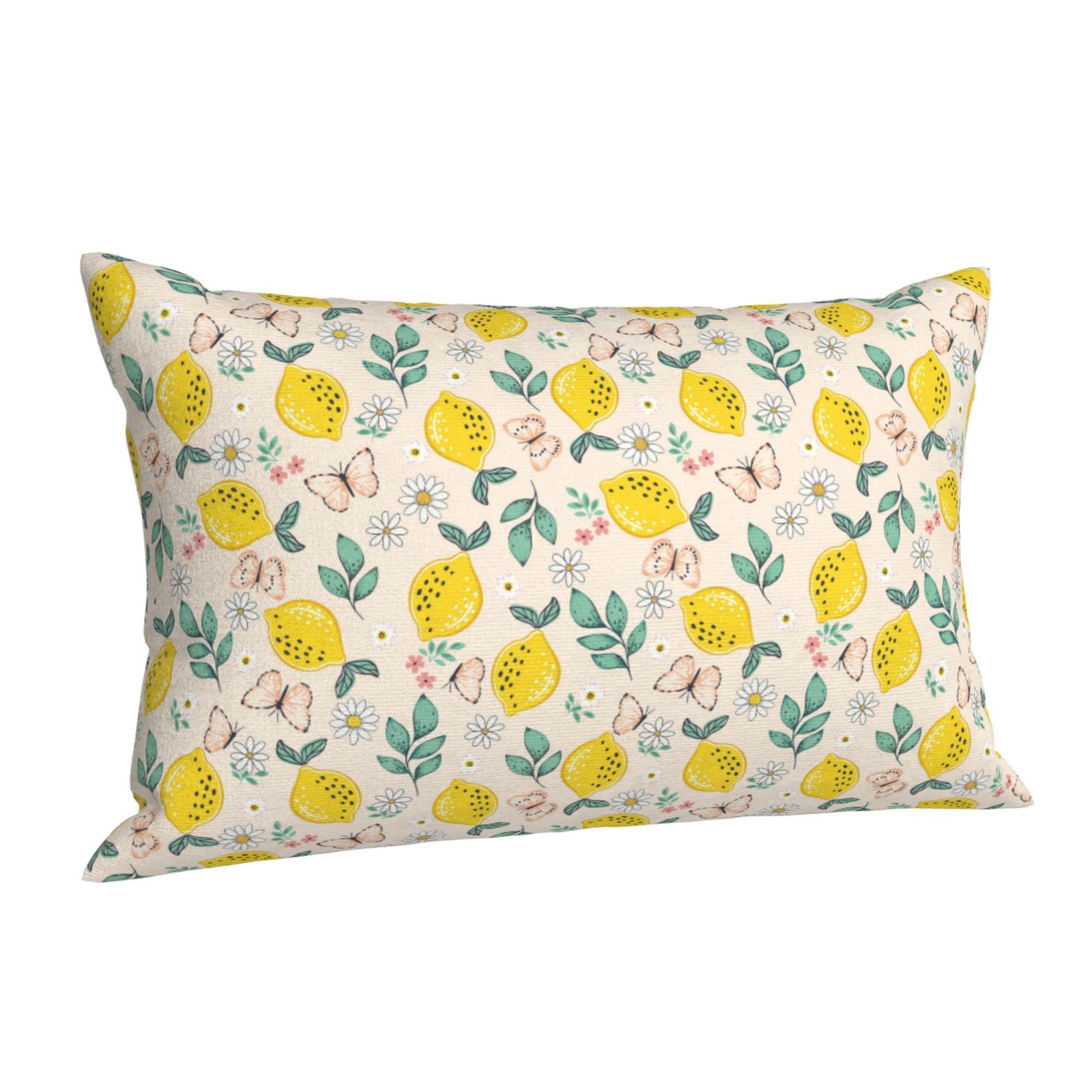 Cauagu Flowers and Butterflies Print Pillow Covers with Envelope ...