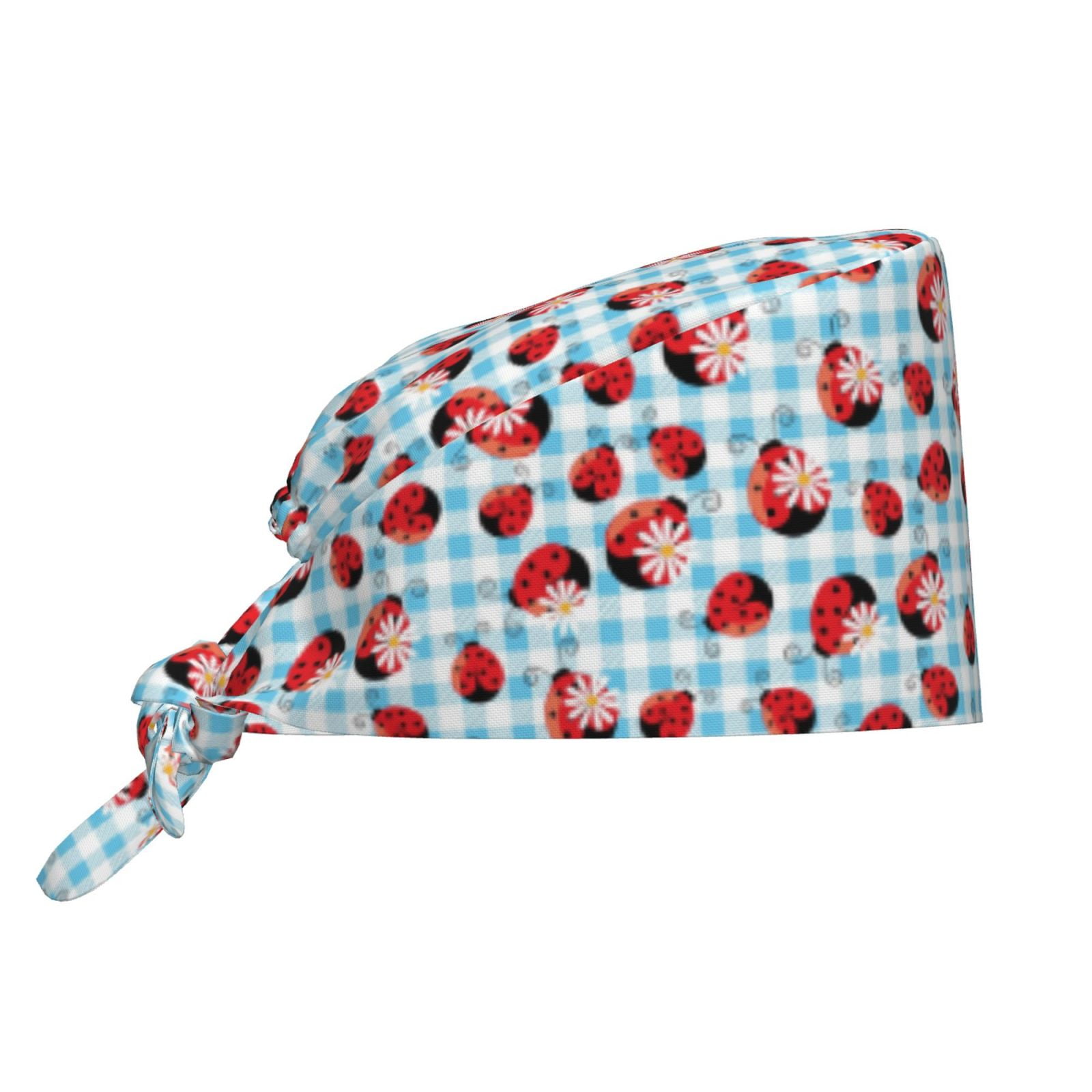 Cauagu Flowers and Lady Bugs Pattern 1 Pcs Working Caps,Adjustable ...