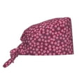 Cauagu Flowers With Green Leaves Pattern 1 Pcs Working Caps,Adjustable ...