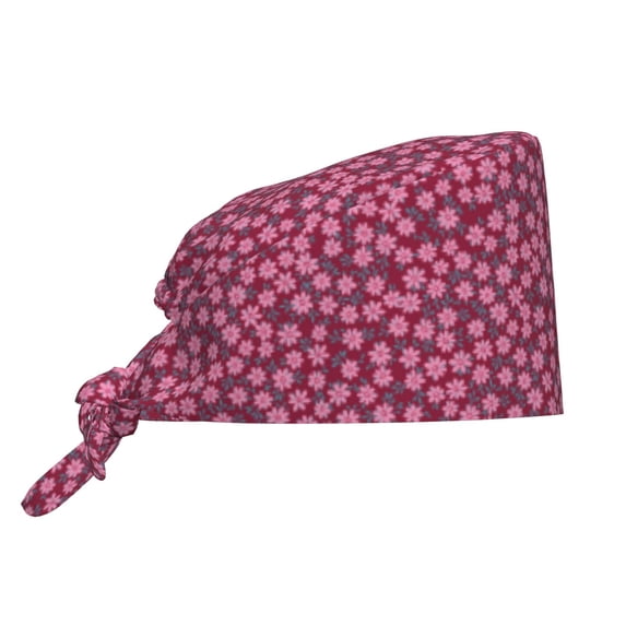 Cauagu Flowers With Green Leaves Pattern 1 Pcs Working Caps,Adjustable ...