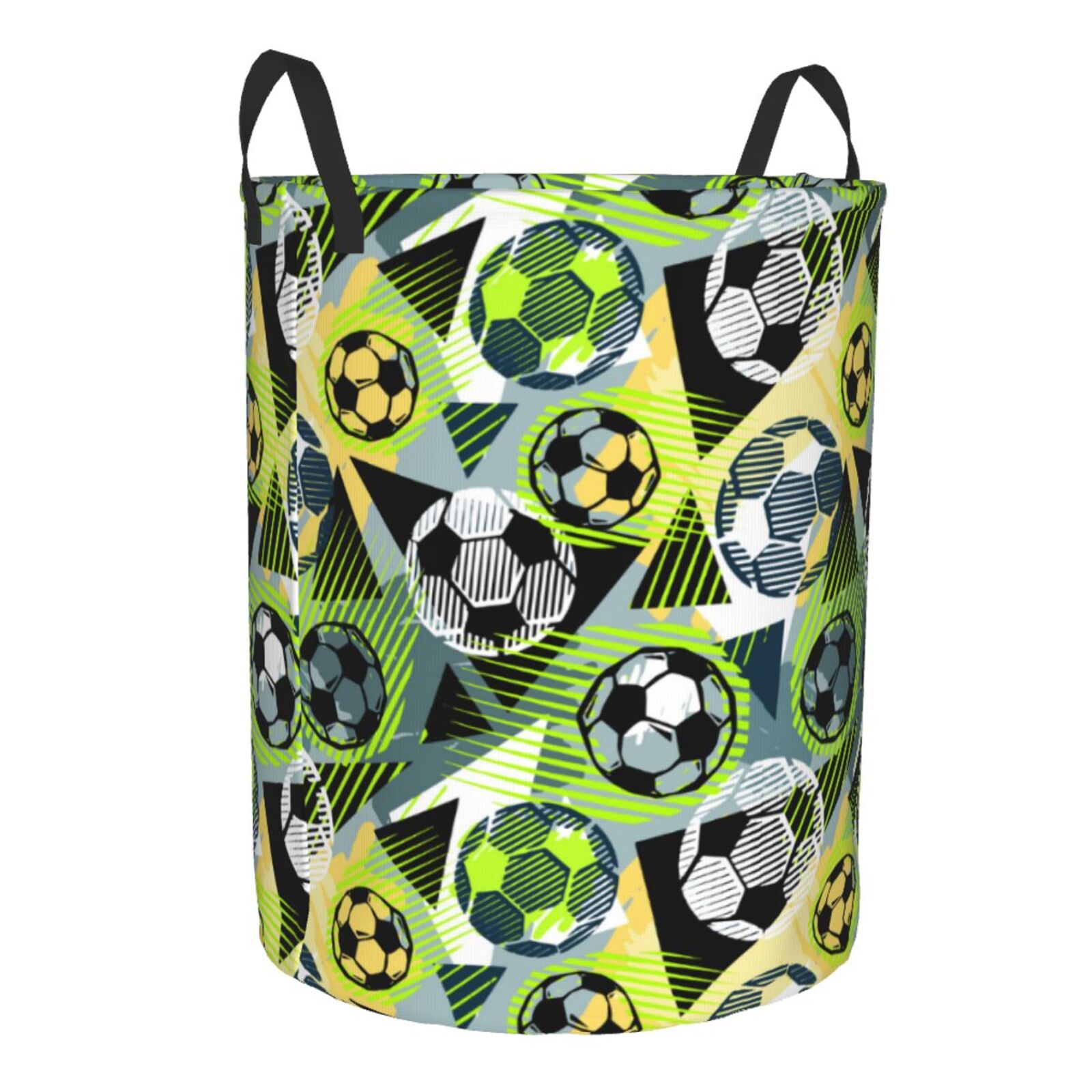 Cauagu Football Doodle for Laundry Basket,Collapsible Organizer Basket ...