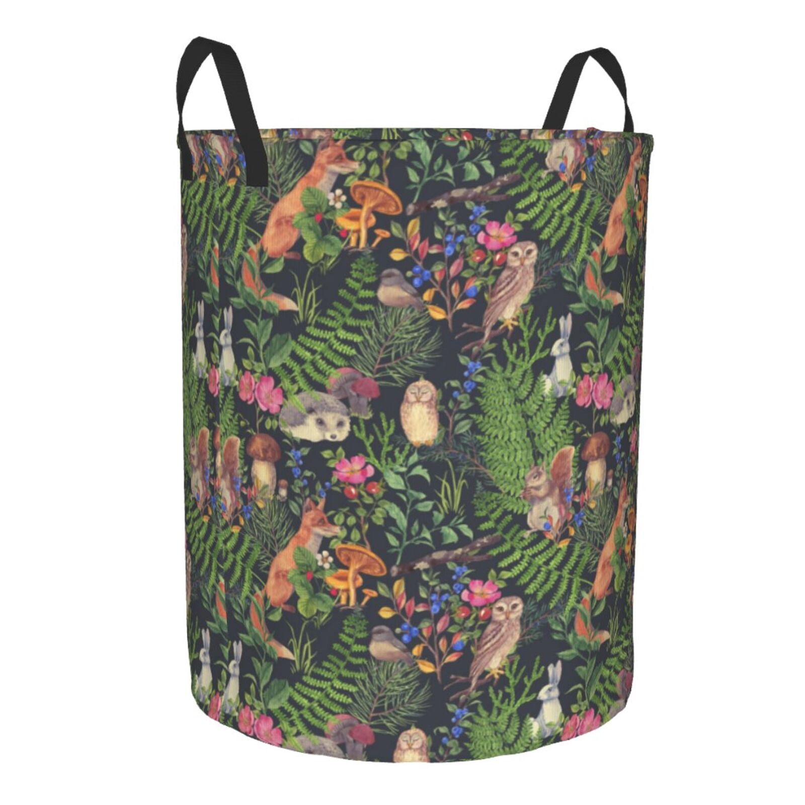 Cauagu Forest Animals And Plants for Laundry Basket,Collapsible ...
