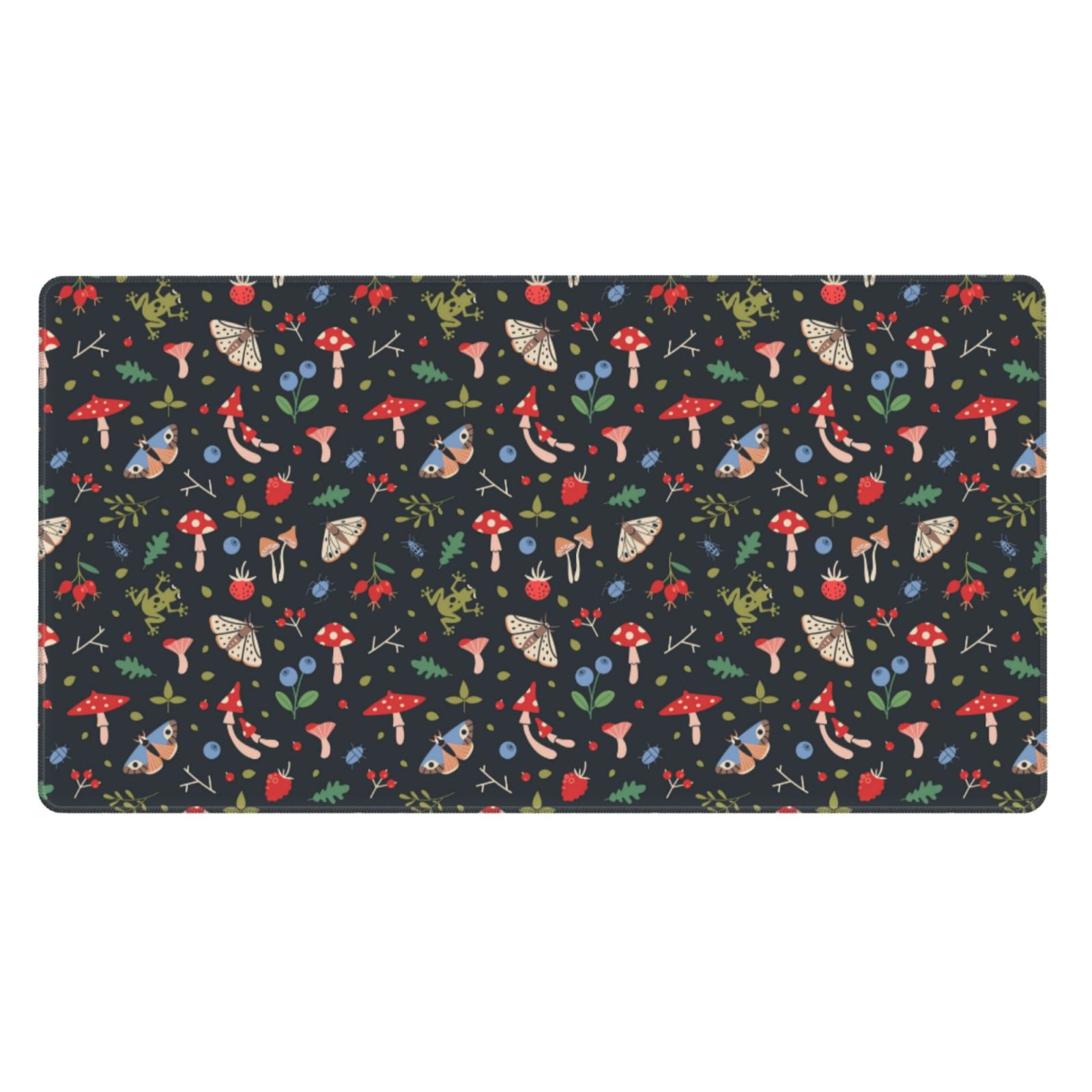 Cauagu Forest Flora and Insects for Large Mouse Pad,XXL Extended Gaming ...