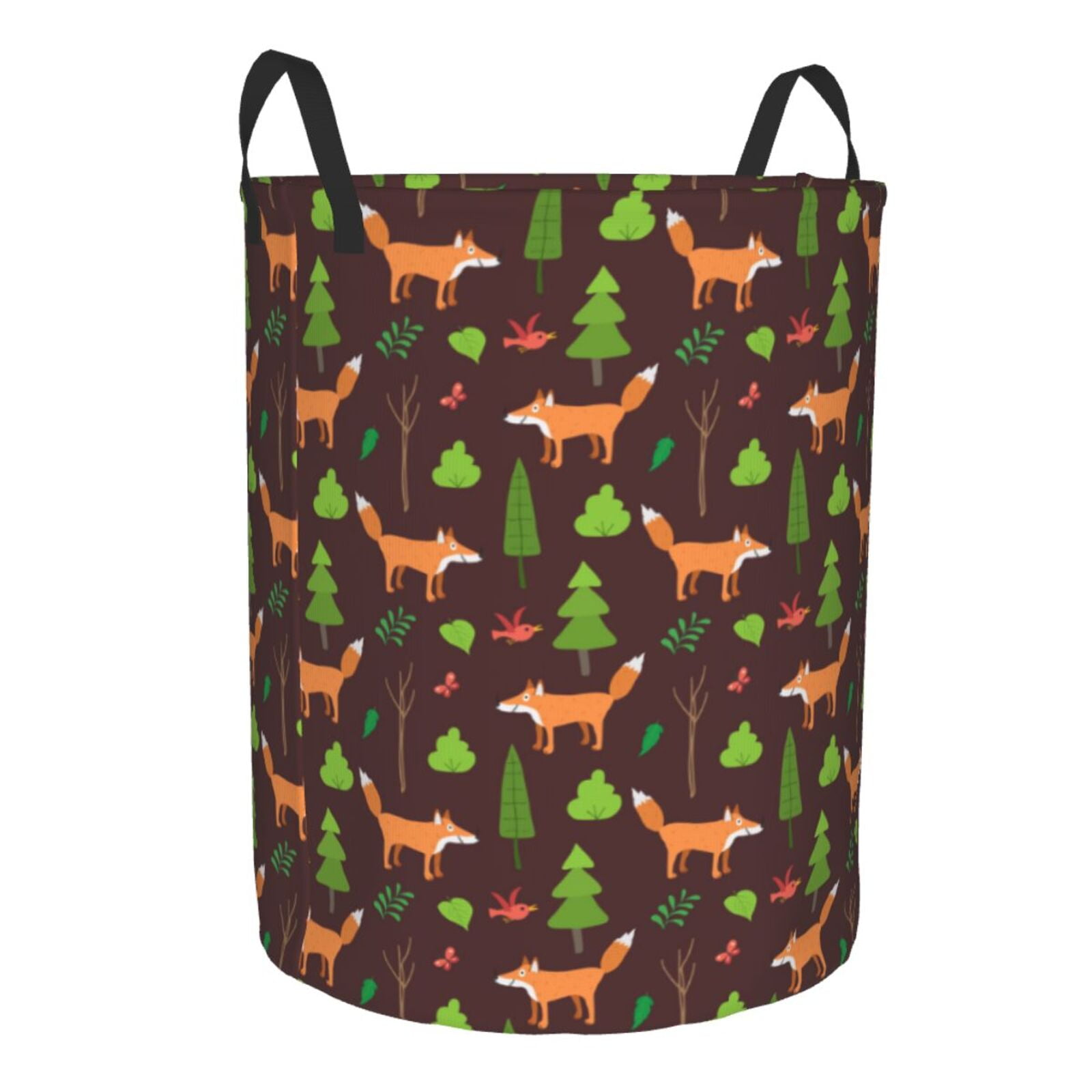 Cauagu Fox In Forest for Laundry Basket,Collapsible Organizer Basket ...
